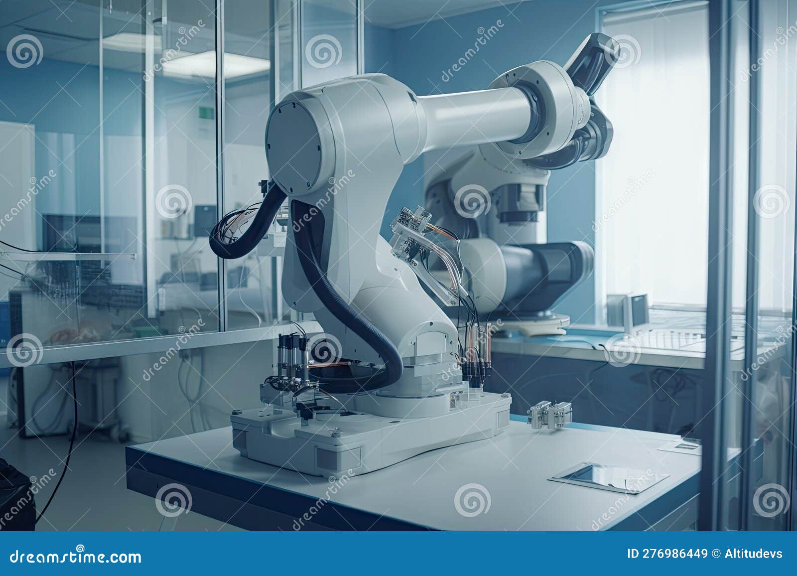View of Robotic Arm Performing Precise and Intricate Assembly of ... View of Robotic Arm Performing Precise and Intricate Assembly of ...
