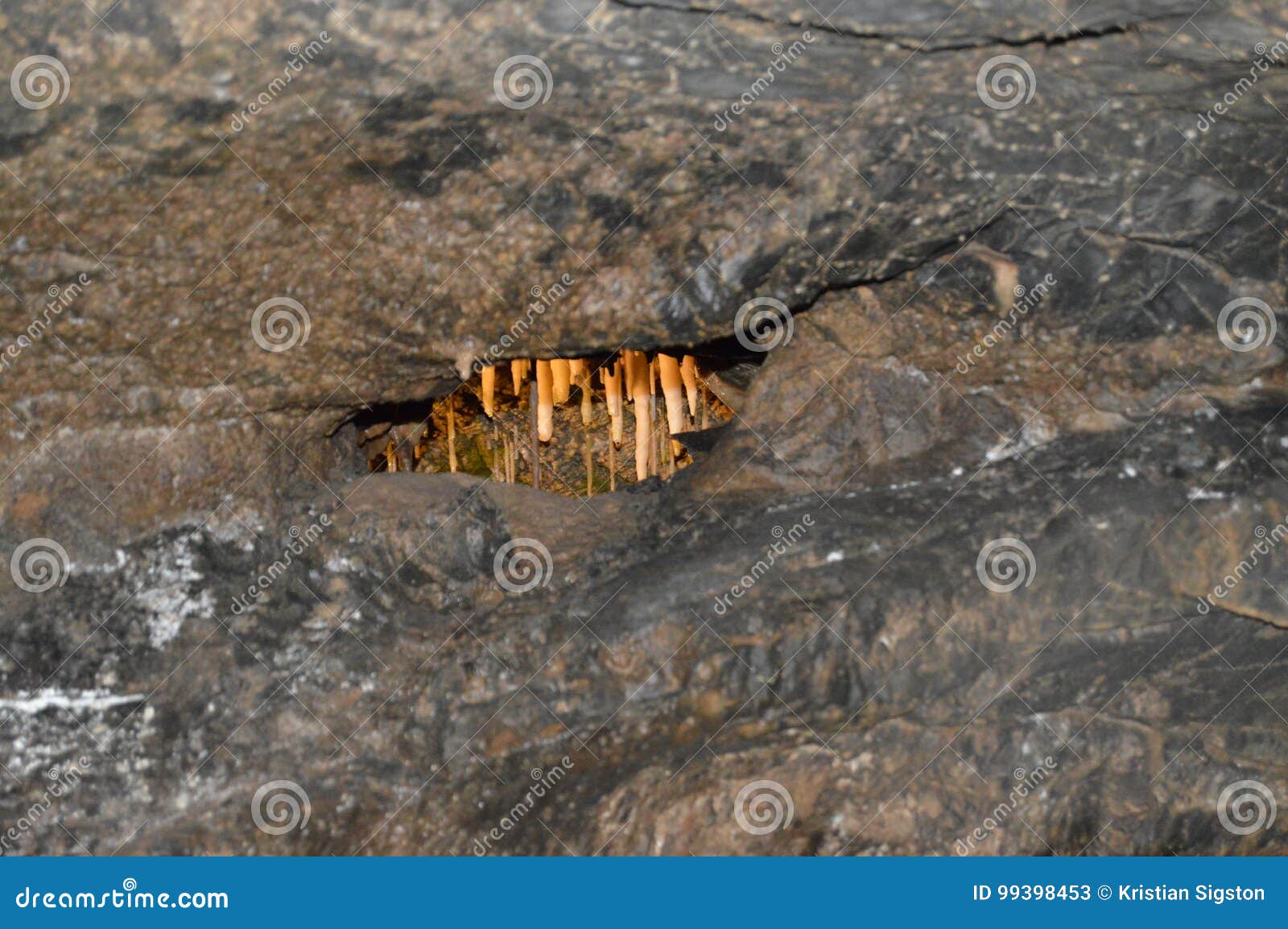 View through the rock stock image. Image of inside, rock - 99398453