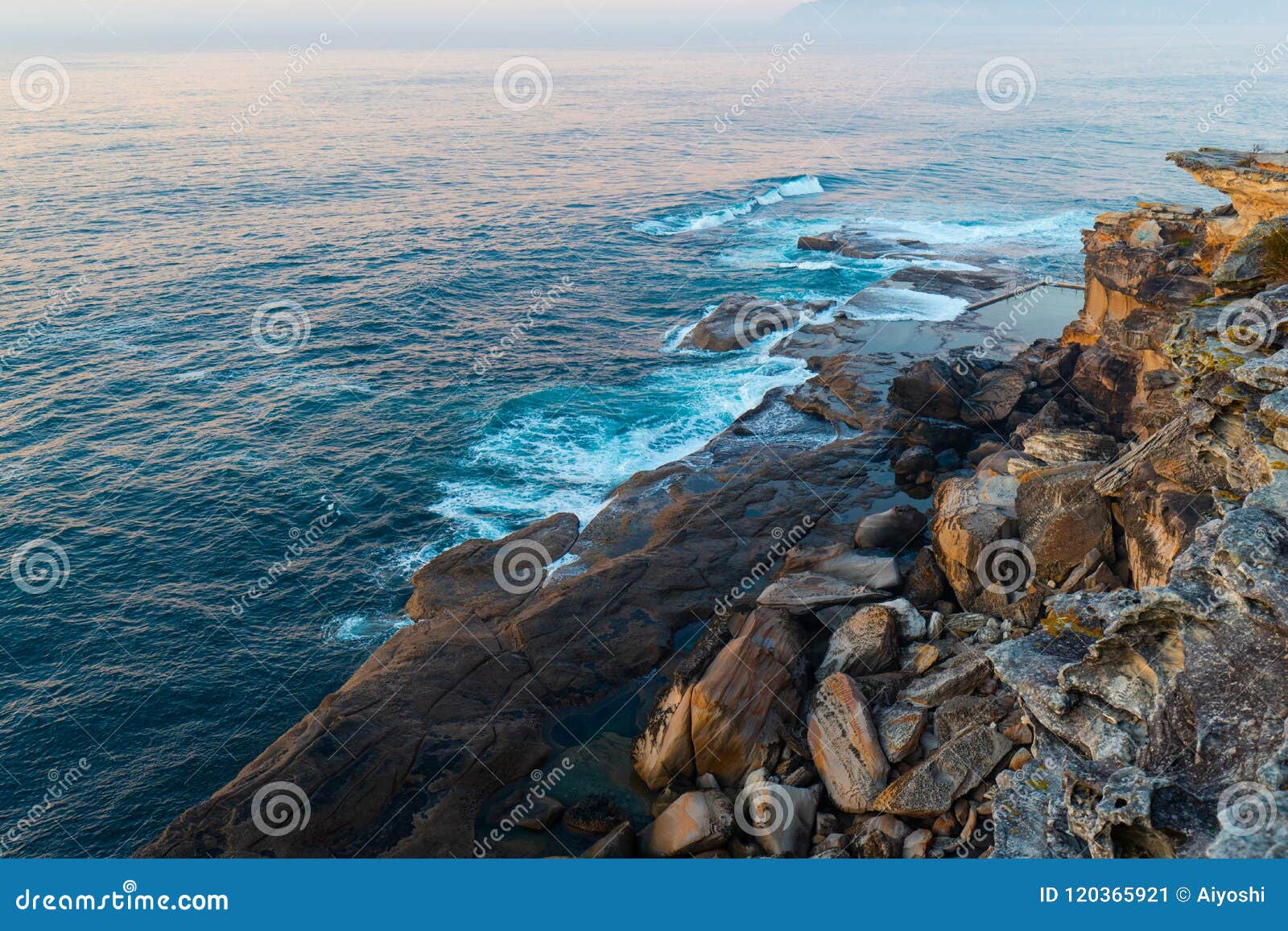 Rock Cliff Ocean stock image. Image of coastline, nature - 120365921