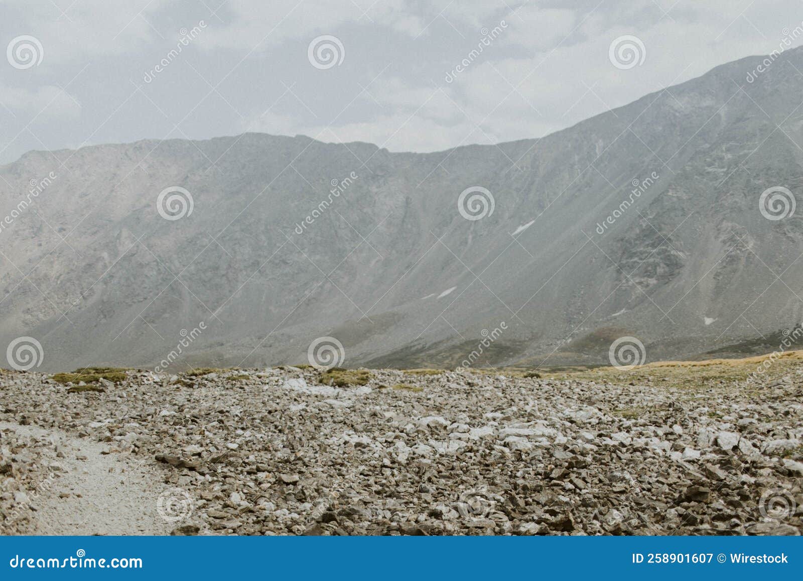 View of the Rocky Vale and Mountains. Stock Image - Image of scenery ...