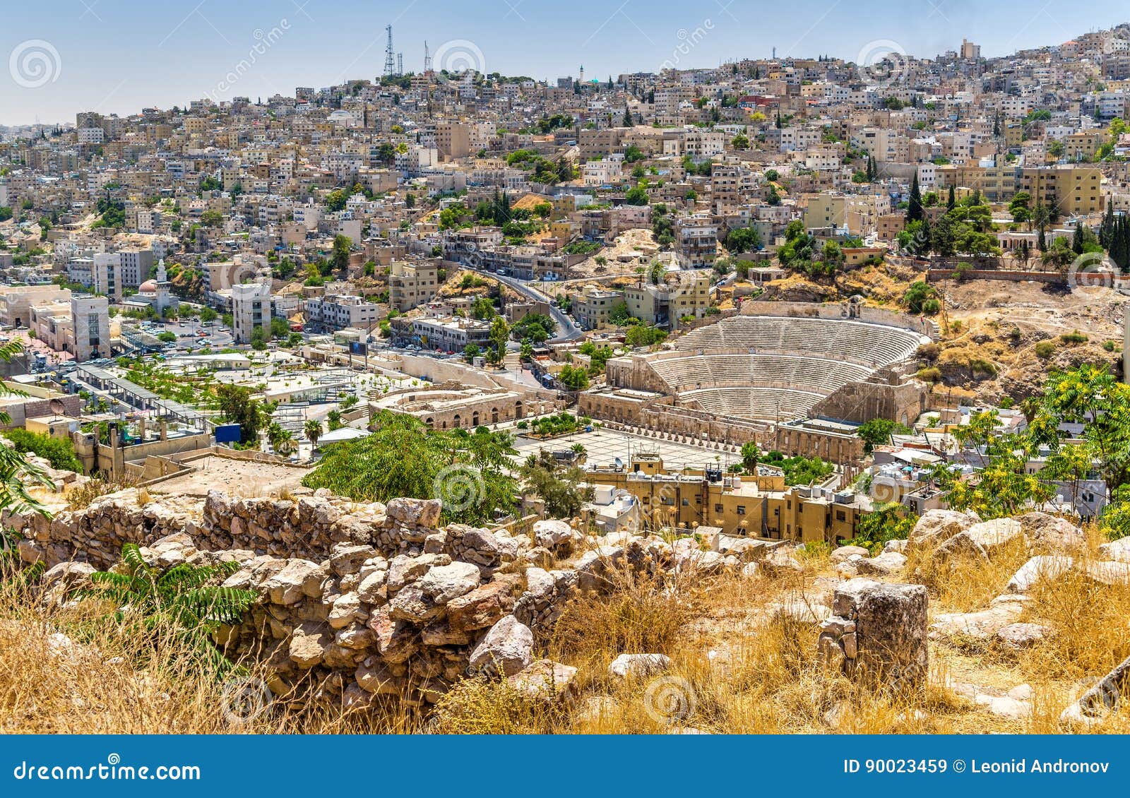 View Of Amman From The Old Citadel Royalty-Free Stock Image ...