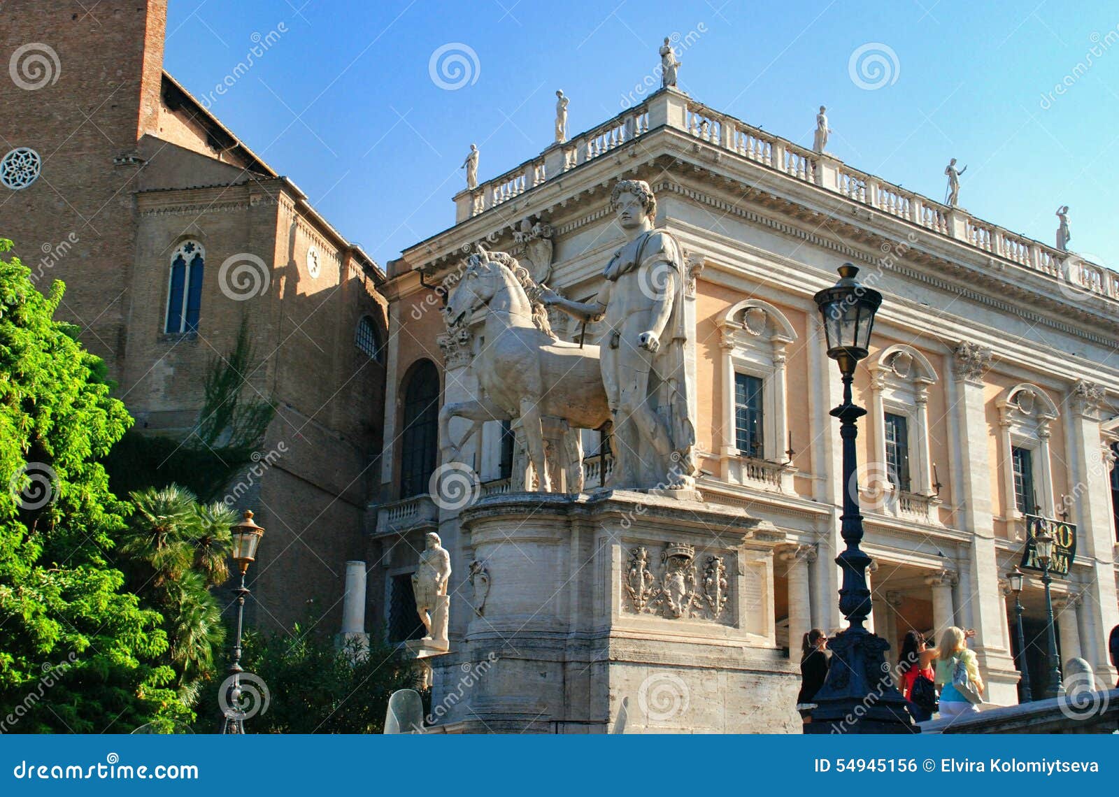 View of Rome from Capitol Hill, Italy Stock Photo - Image of capitol ...