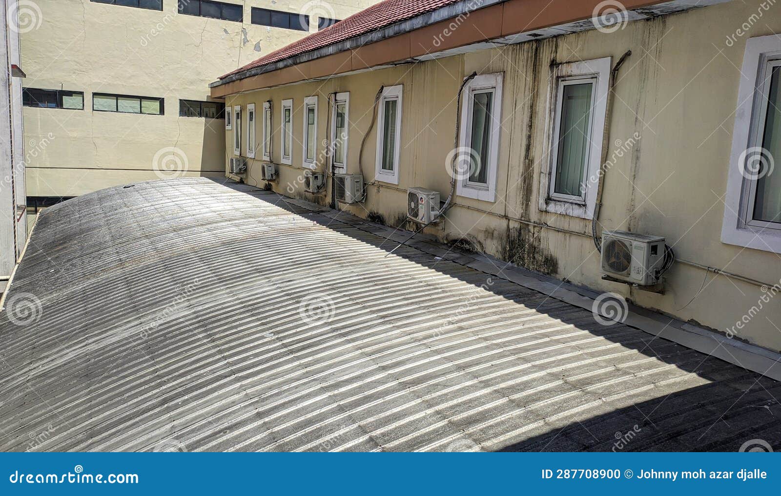 View roof of building stock photo. Image of neighbourhood - 287708900