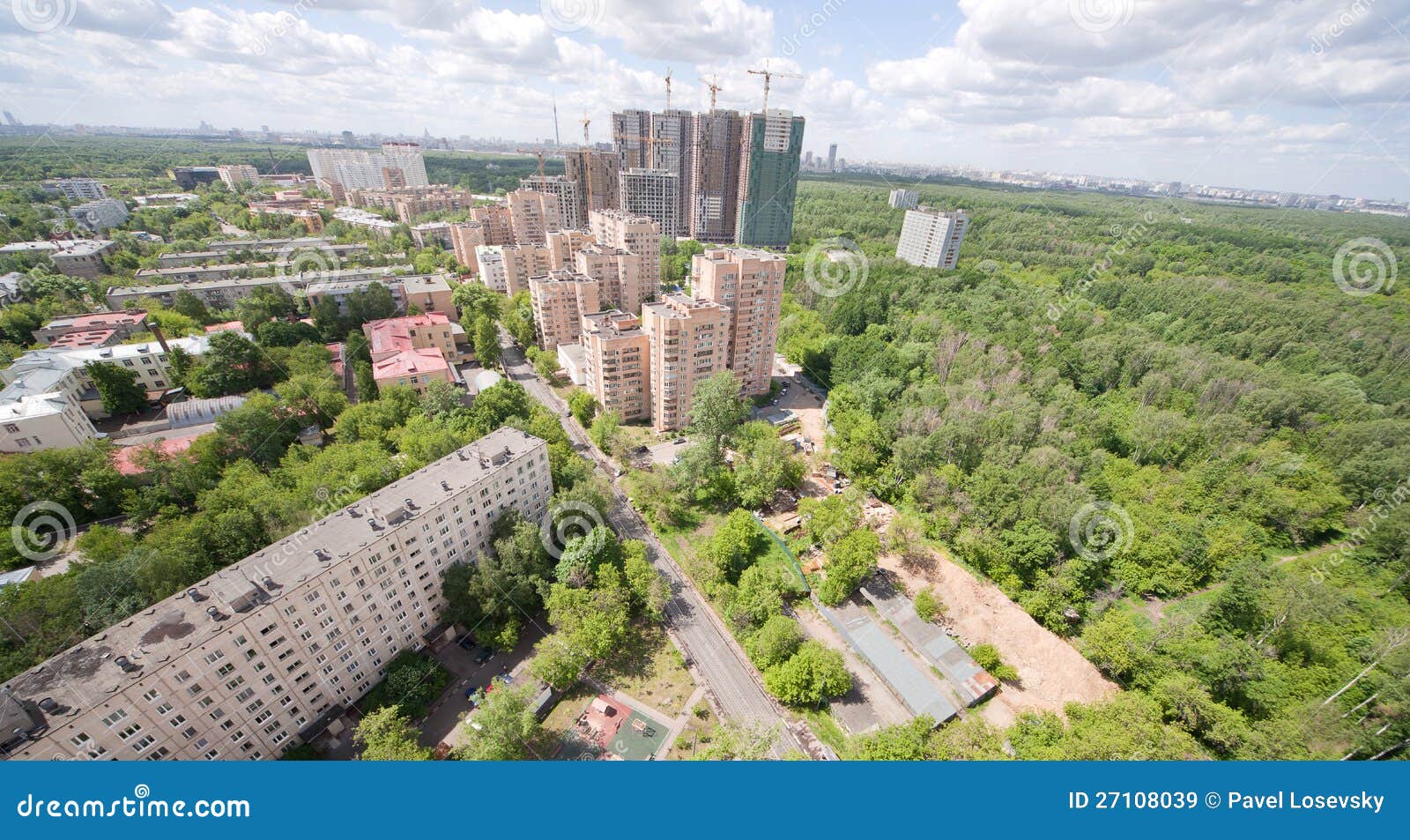 View from Roof on Buildings Stock Image - Image of balcony, block: 27108039