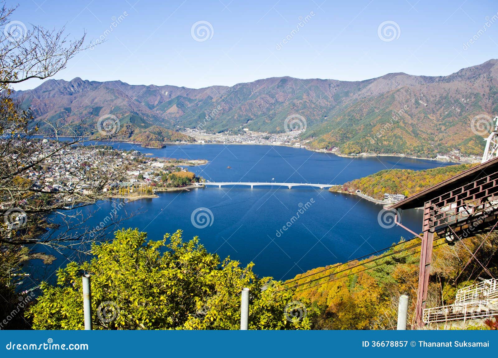 View the Ropeway Kawaguchiko Stock Image - Image of outdoor, asia: 36678857