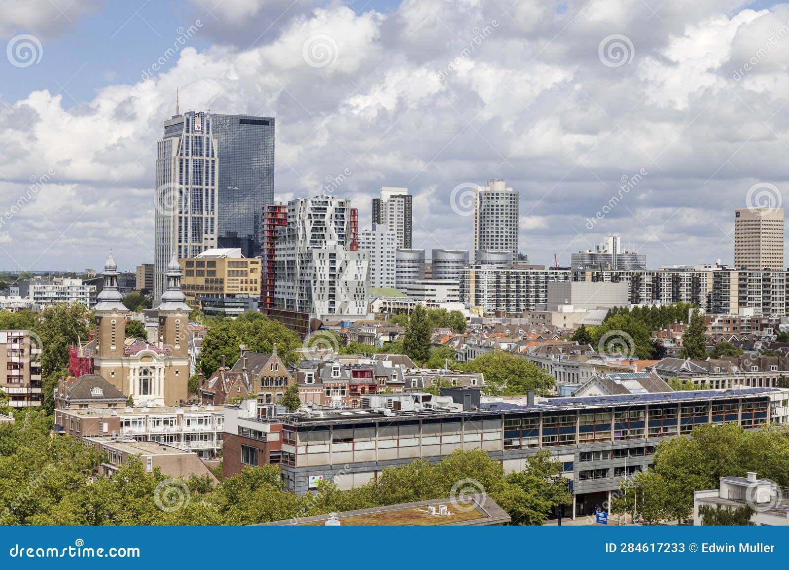 Rotterdam Central Boulevard Editorial Photo | CartoonDealer.com #249861933