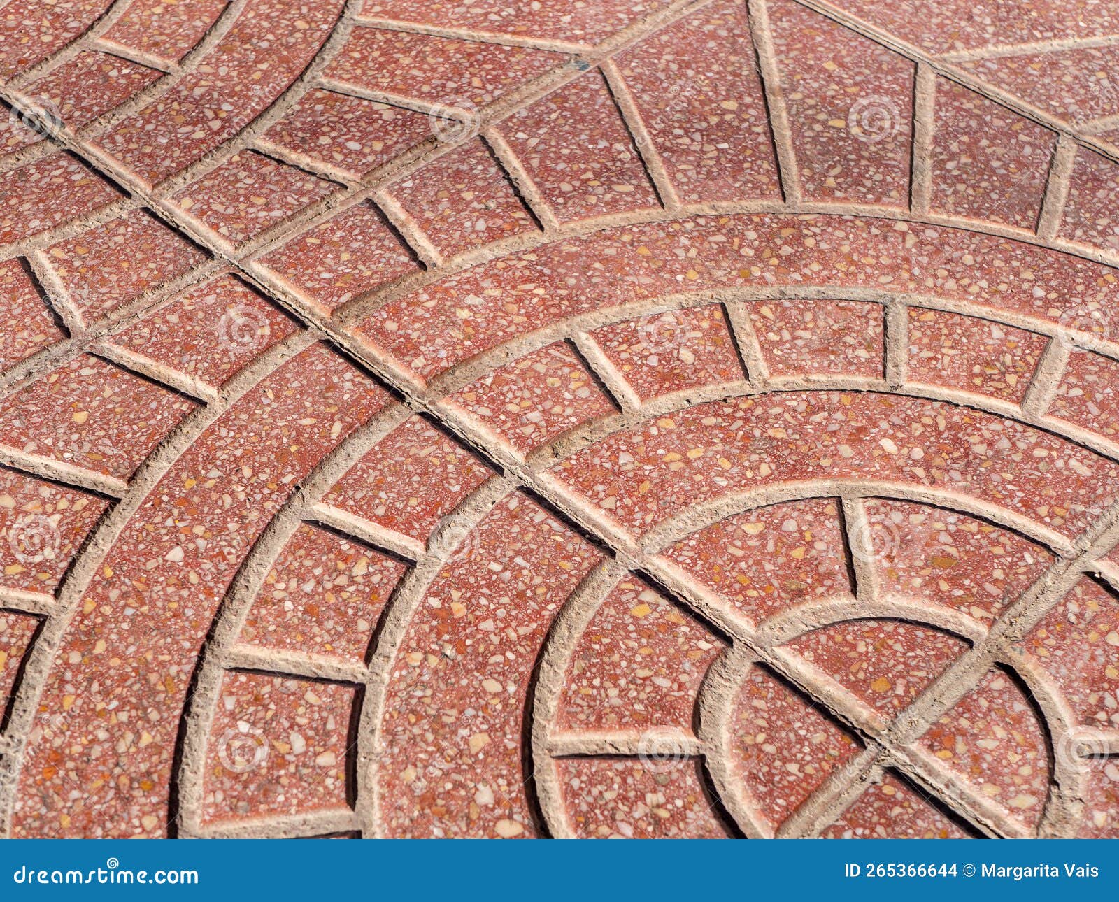 Rounded Diagonal Terraces On A Slope In A Modern City Park Royalty-Free ...