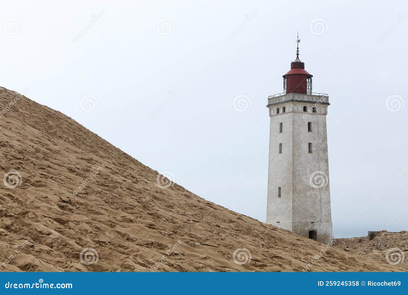 Rubjerg Knude Lighthouse in Denmark Stock Photo - Image of lokken ...