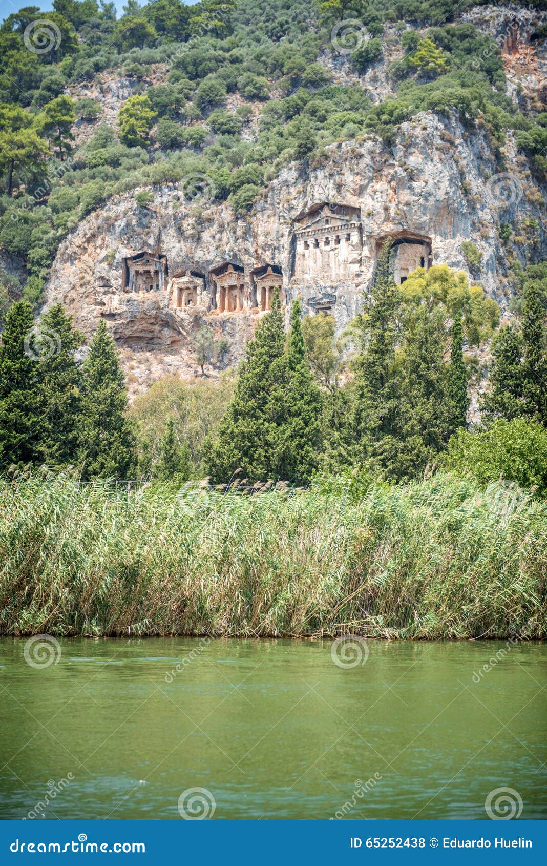 View of Ruins in Kaunos Ancient City (Turkey) Stock Photo - Image of ...