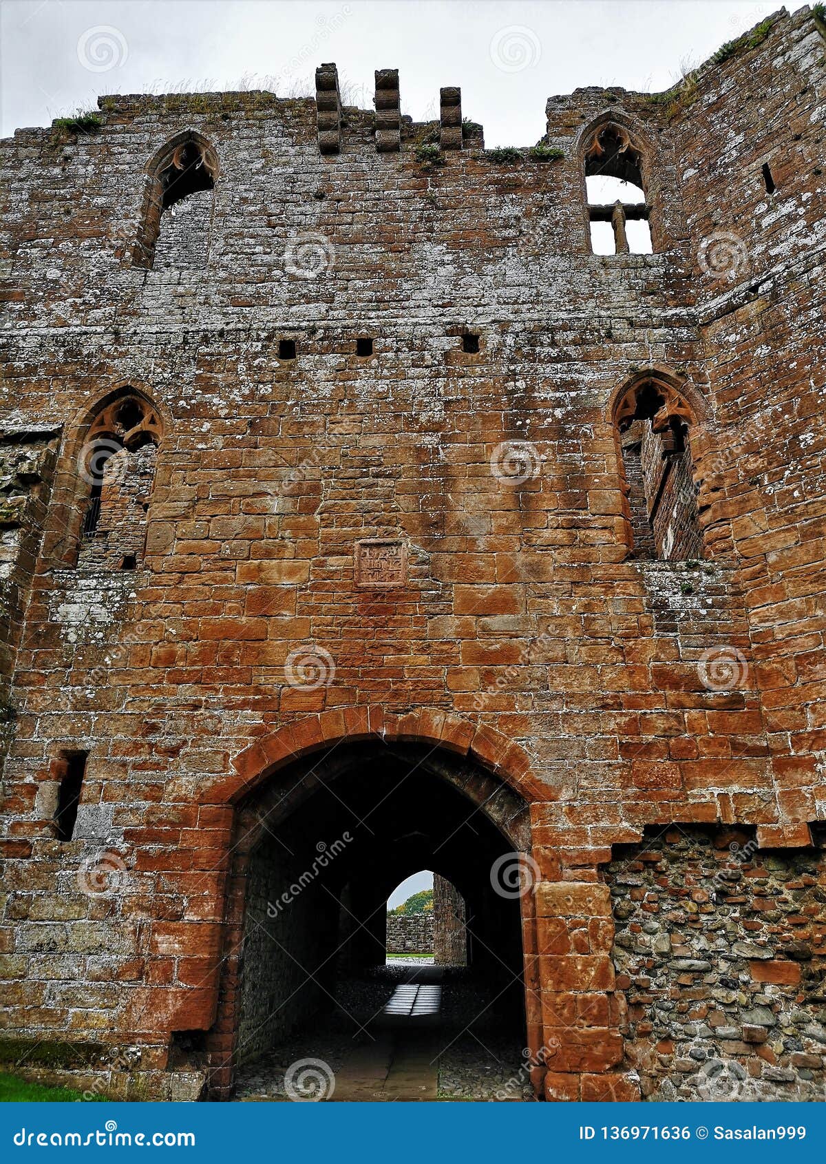 Landmarks of Cumbria - Brougham Castle Stock Photo - Image of heritage ...