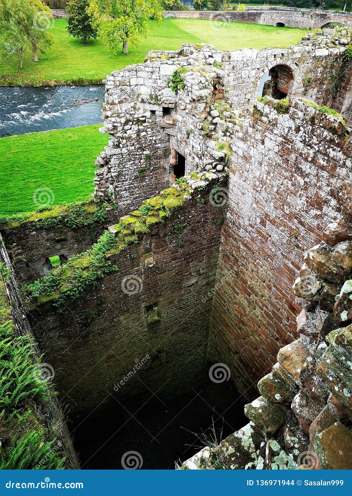 Landmarks of Cumbria - Brougham Castle Stock Photo - Image of heritage ...