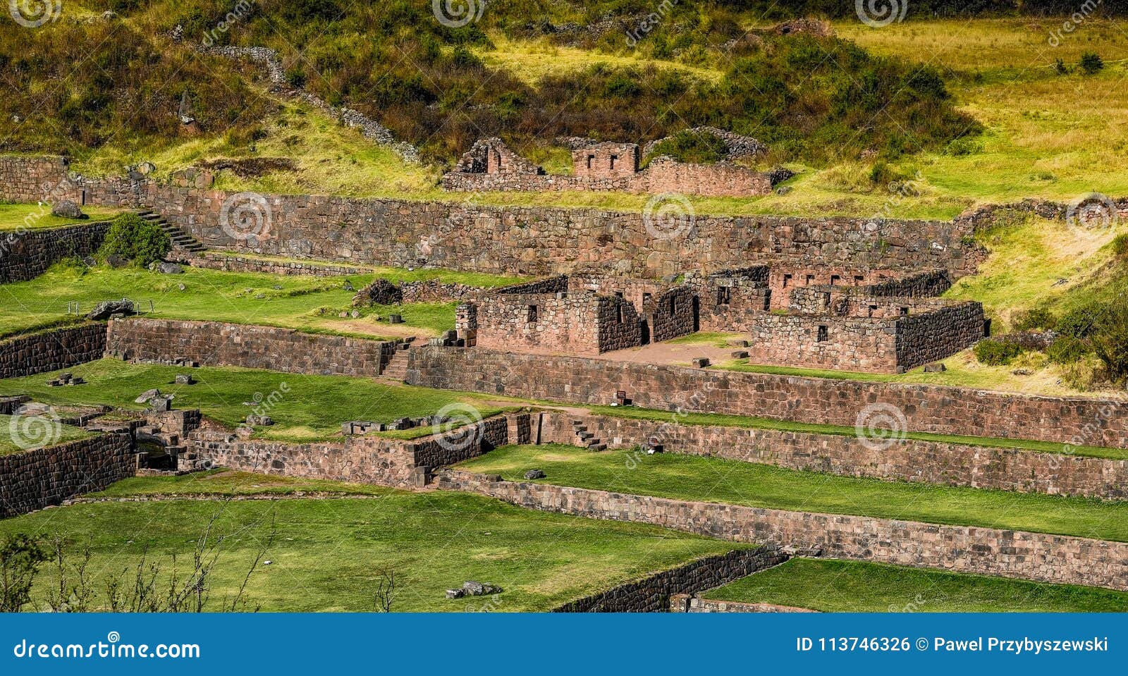 Ancient Tipon Ruins in Cusco Peru Stock Photo - Image of city, canals ...