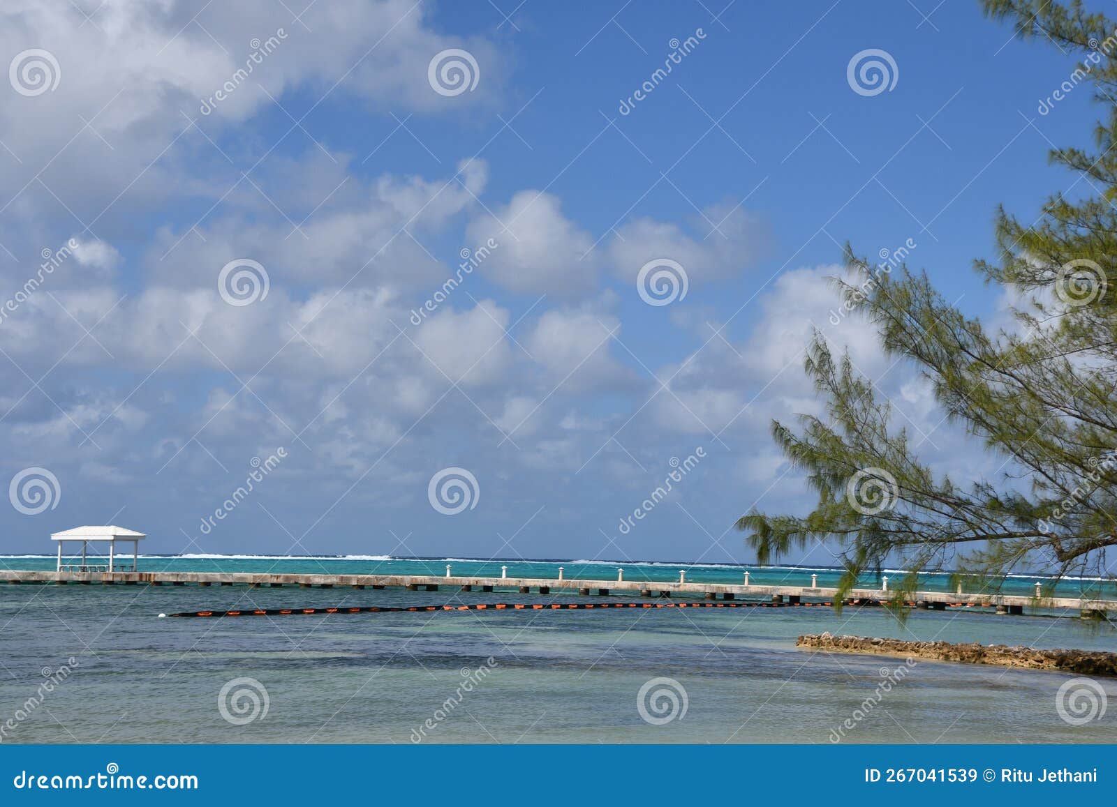View from Rum Point on the North Side of Grand Cayman in the Cayman ...
