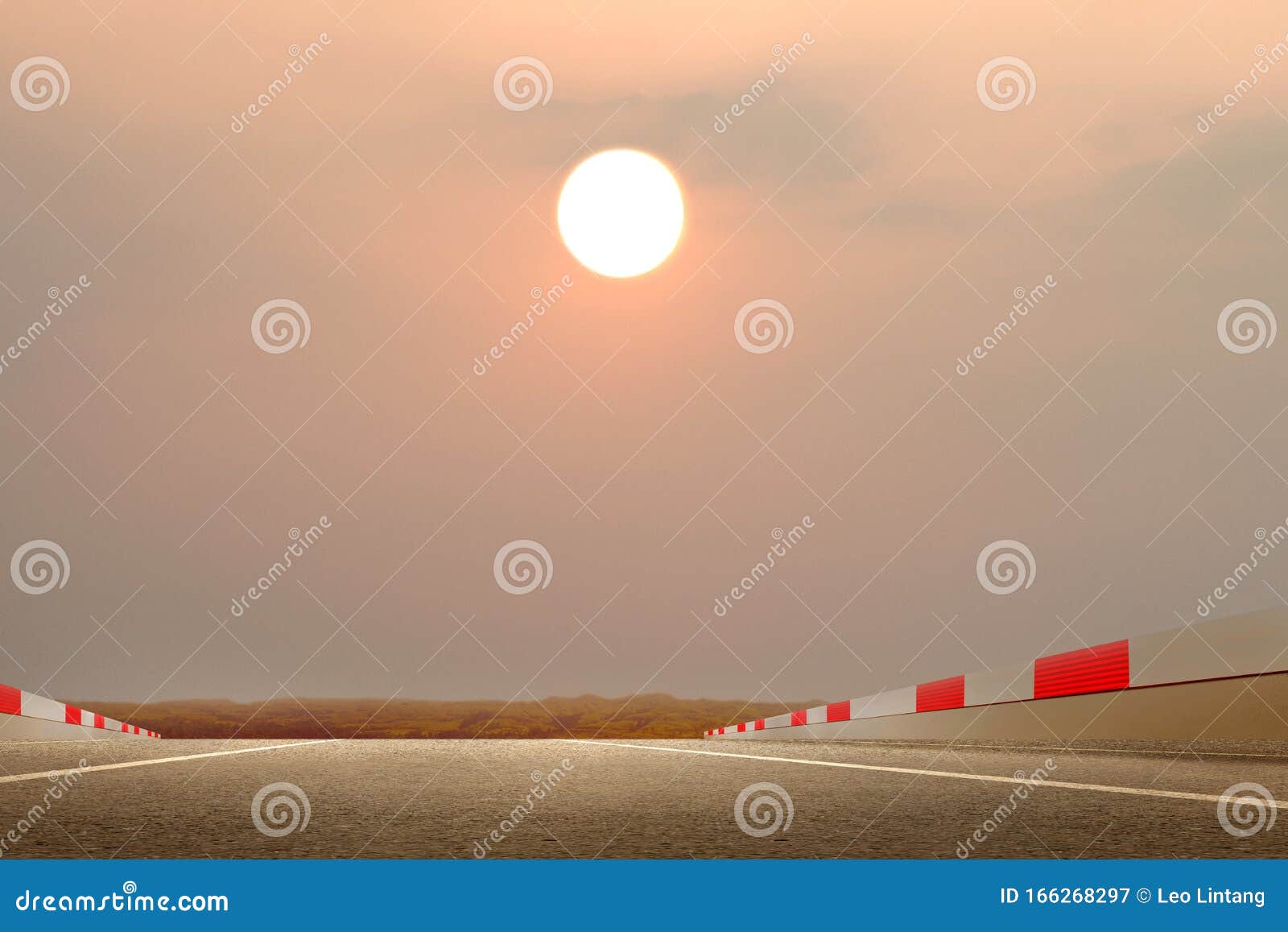 View of running track stock image. Image of sport, sunset - 166268297
