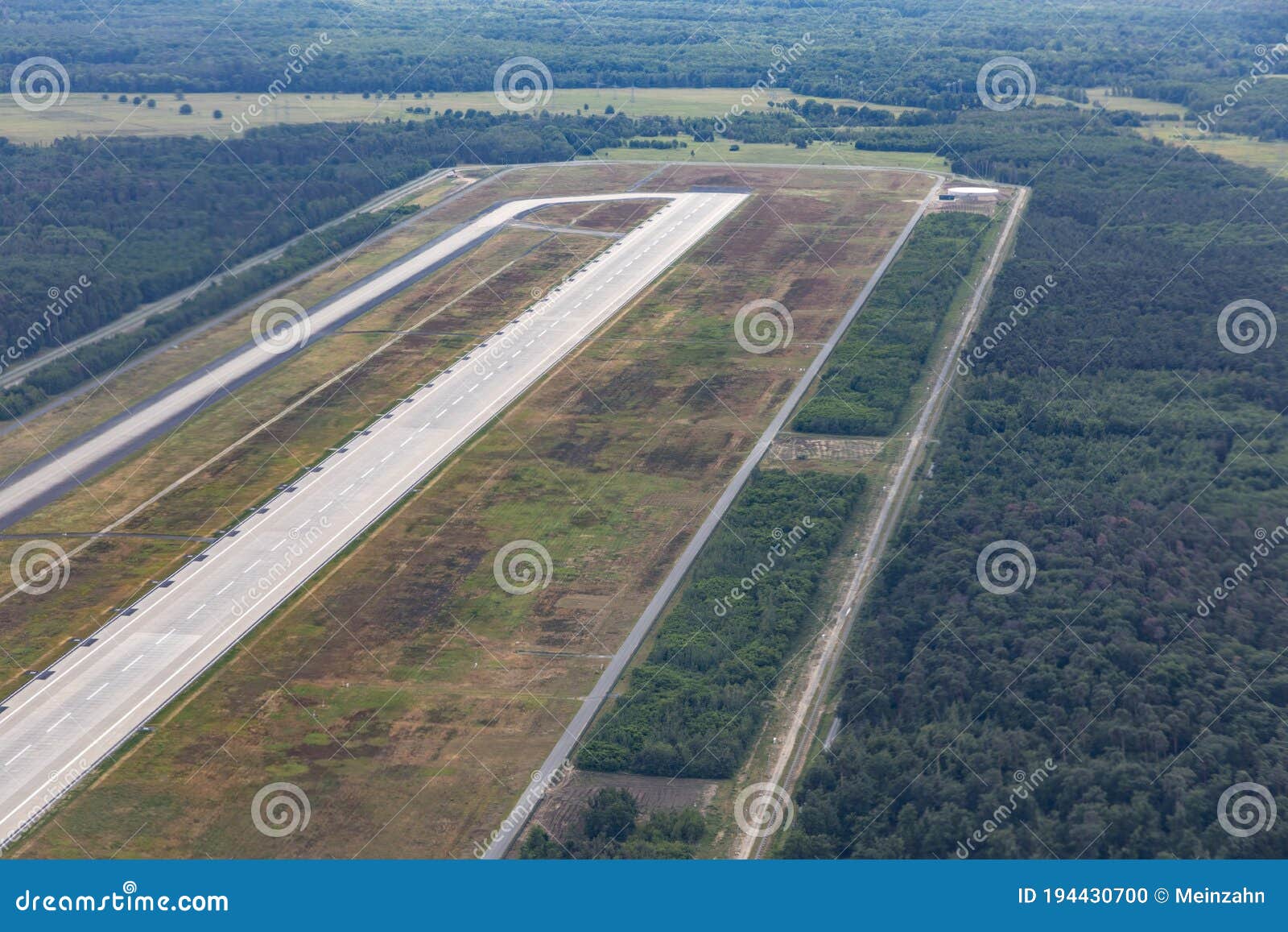 View of Runway 18 in Frankfurt, Germany Startbahn West Stock Photo ...