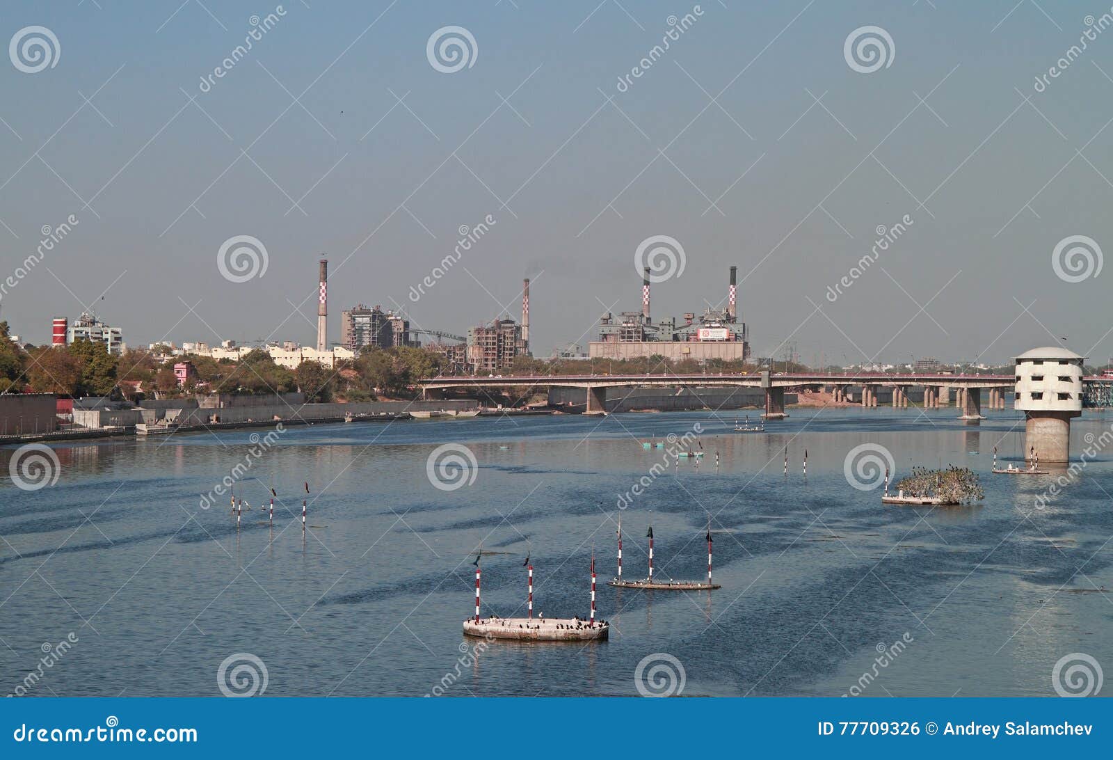 Sabarmati Riverfront Festival Designed Board Editorial Image ...