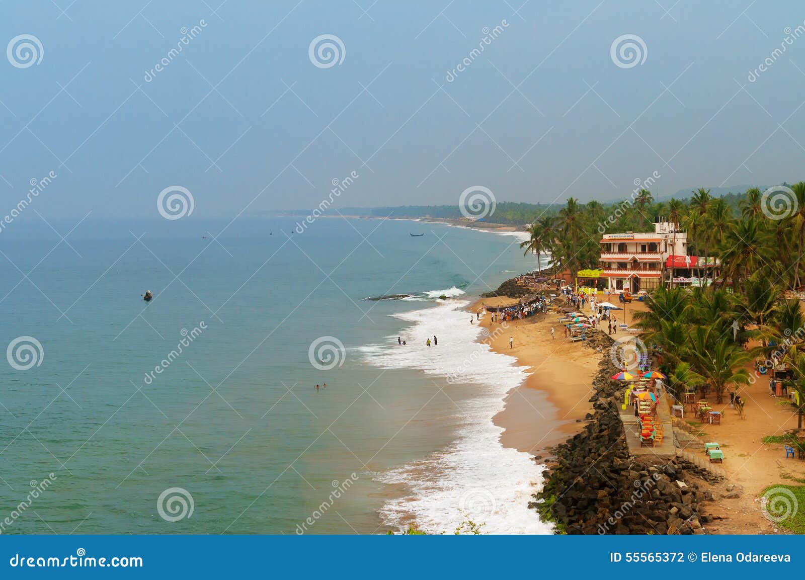View of the Samudra Beach in Kovalam Editorial Photography - Image of ...