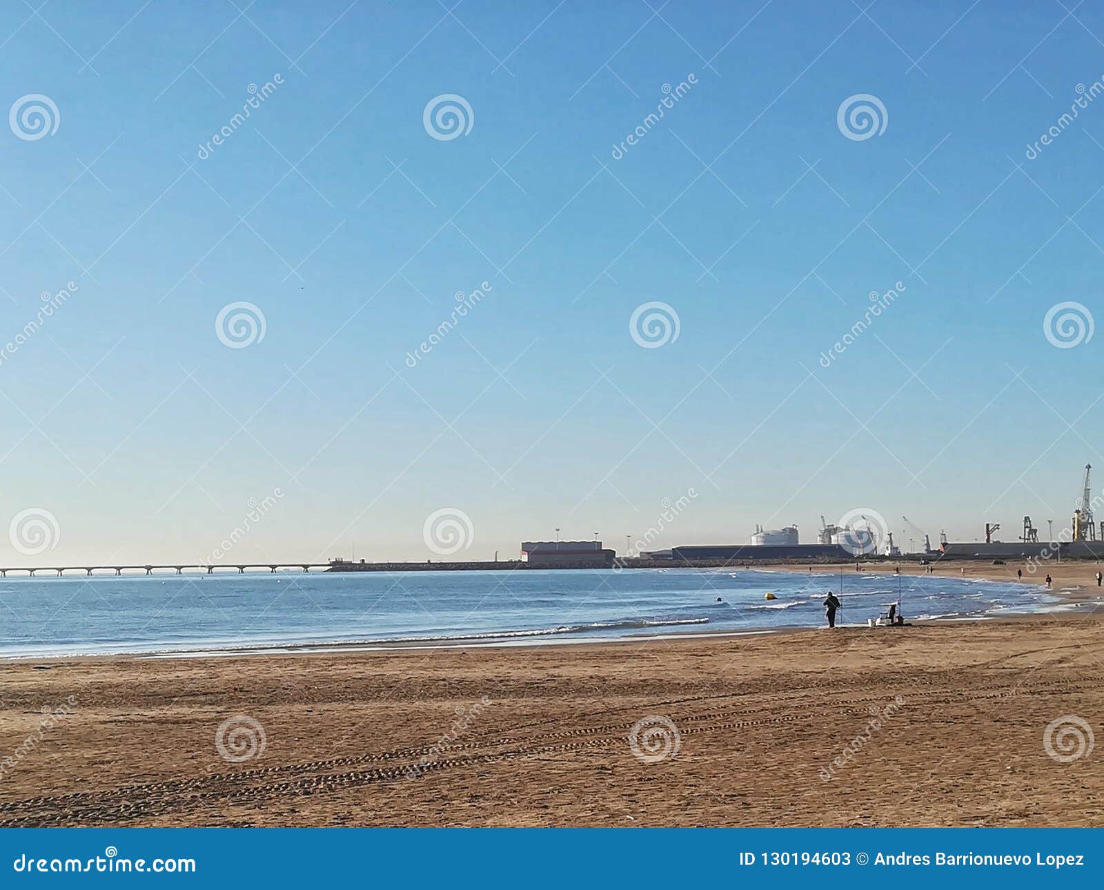 Beach stock image. Image of sandy, view, sagunto, beach - 130194603