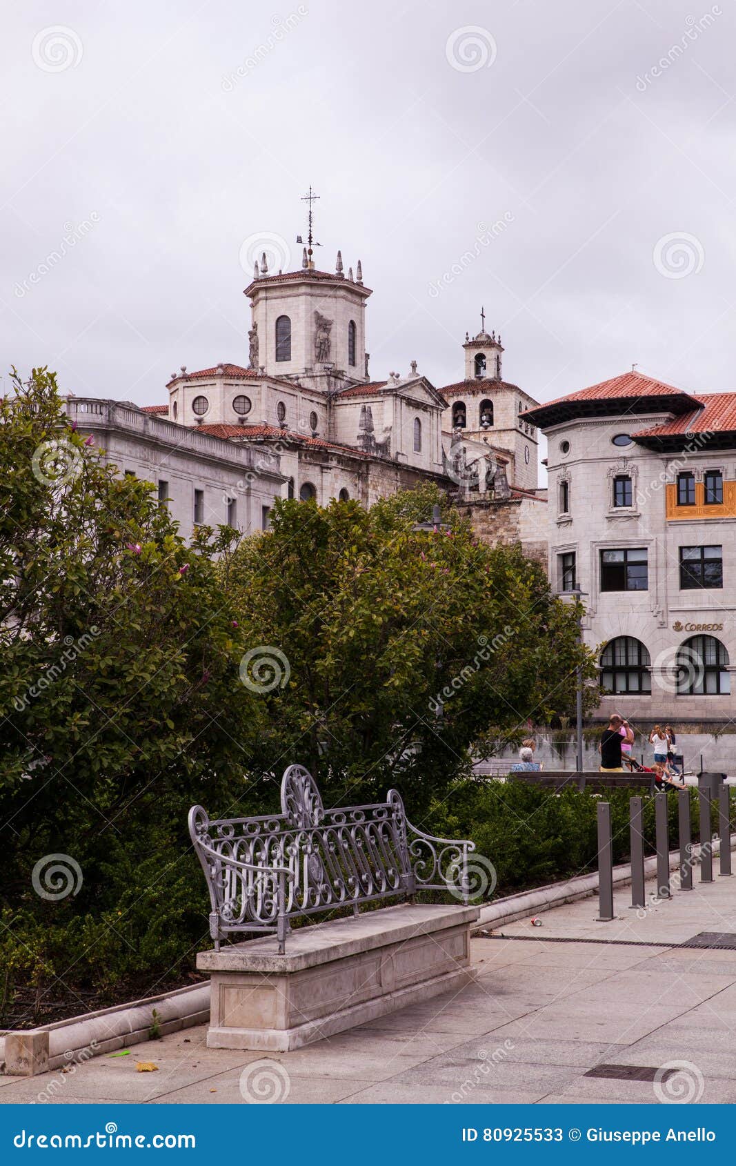 View of Santander Cathedral Editorial Stock Photo - Image of ...
