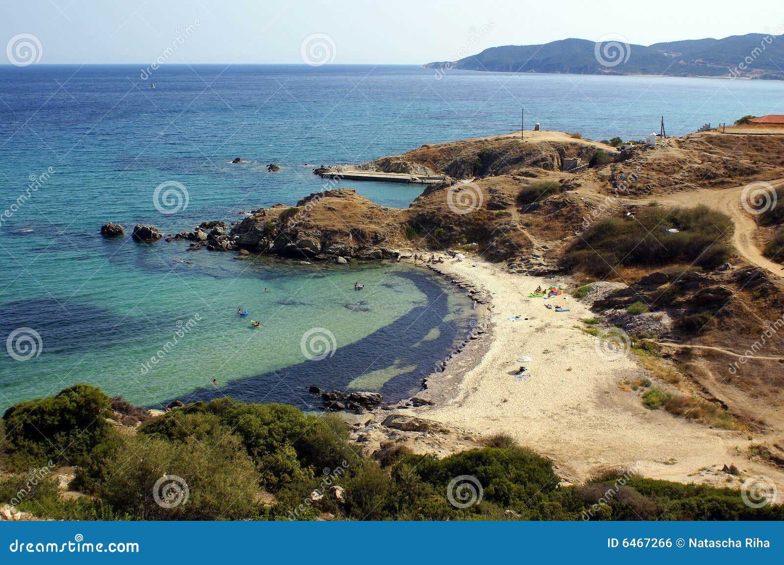 View of Sarti stock photo. Image of blue, landscape, destination - 6467266