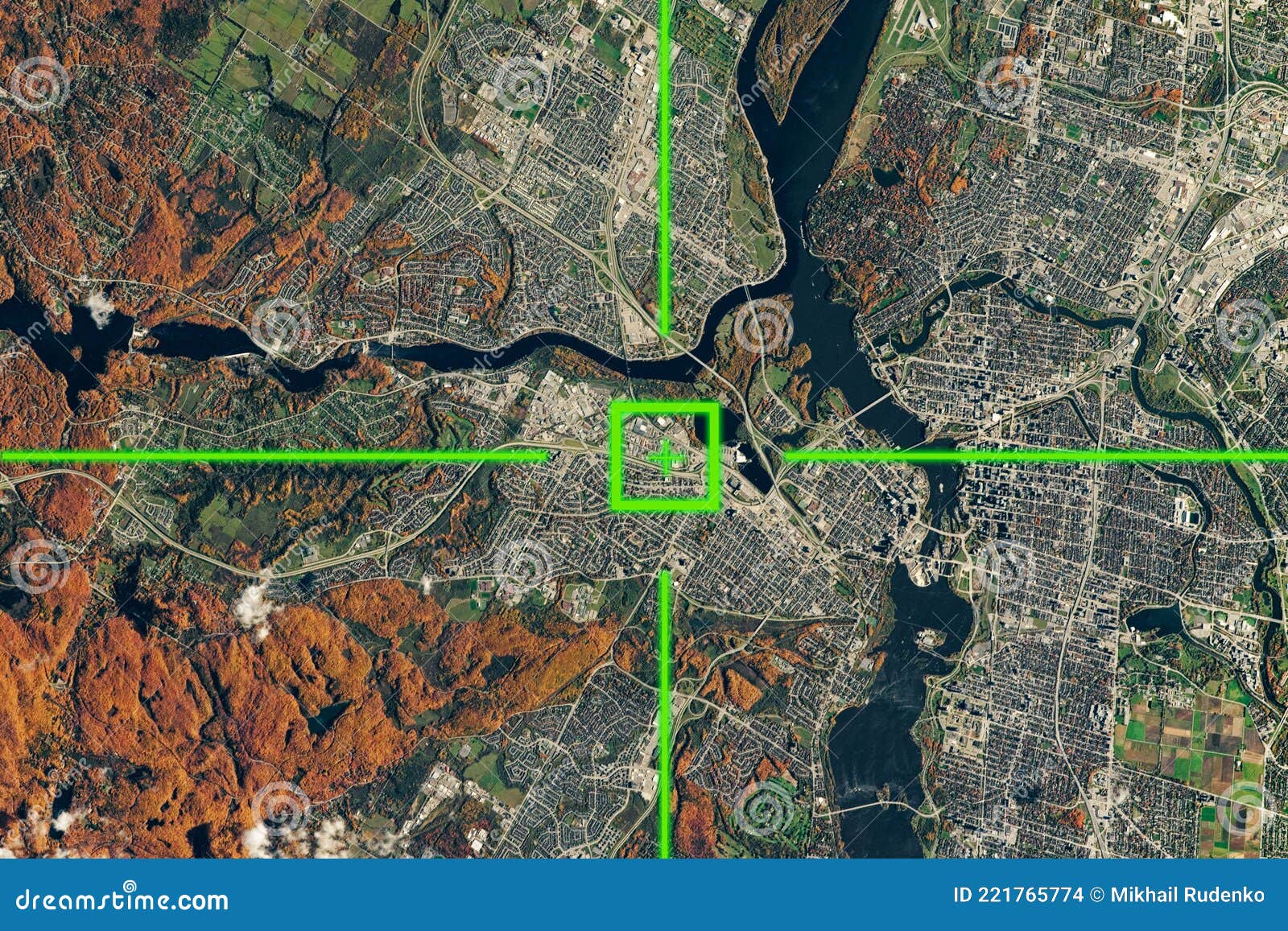 A View from Satellite on the Earth Surface, Geolocation, Gps ...