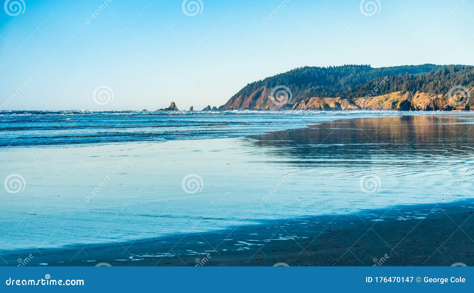 Scenic Oregon Pacific Coast Trail Landscape Royalty-Free Stock Photo ...