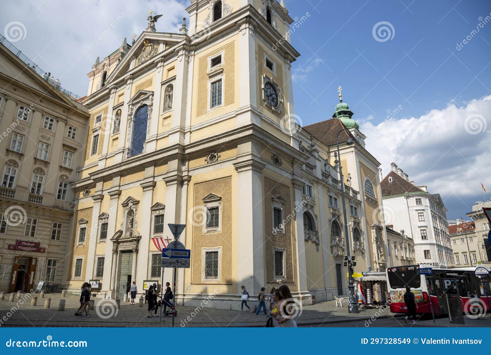 View of the Schottenkirche Church Editorial Stock Image - Image of life ...