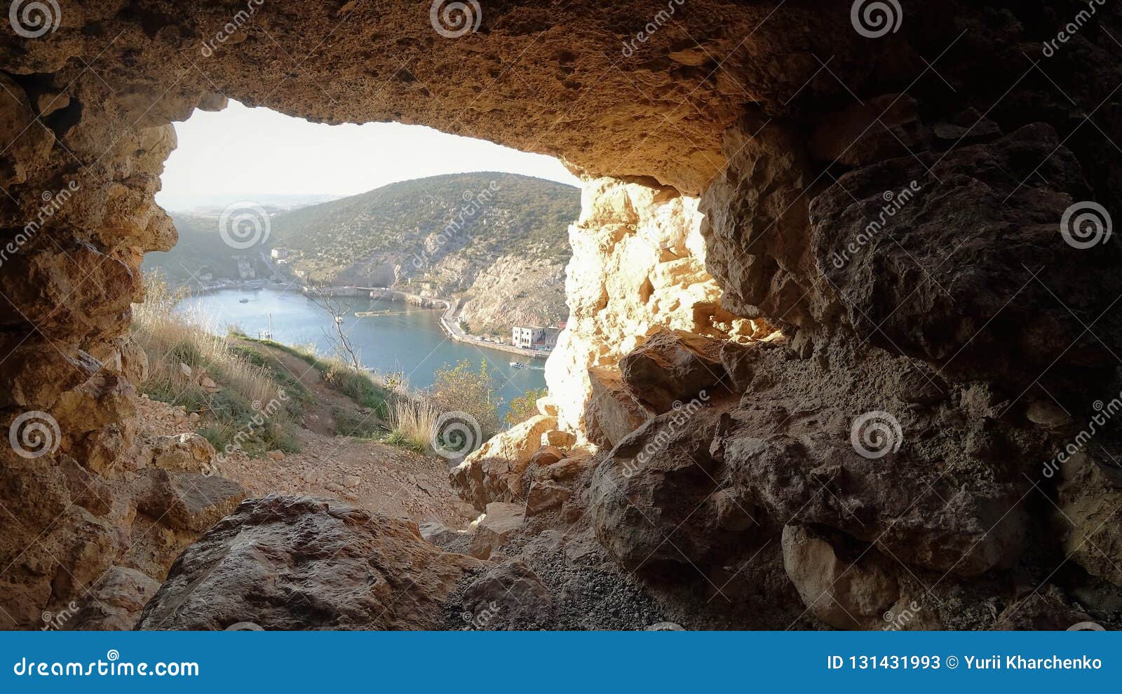 A look at the sea bay stock image. Image of background - 131431993