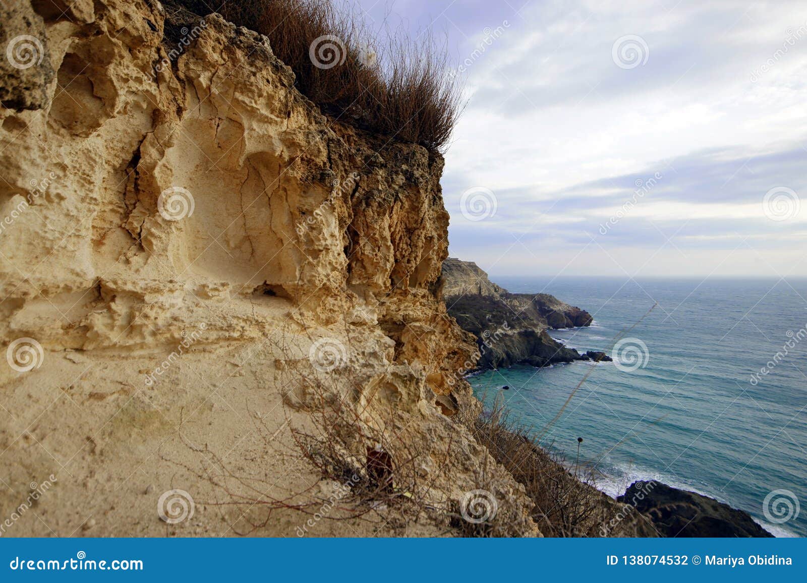 Amazing View on Sea and Sky. Stock Photo - Image of closeup, bluesea ...