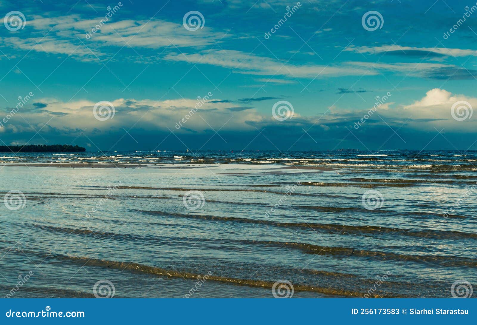 View of the sea coast stock image. Image of blue, scenery - 256173583