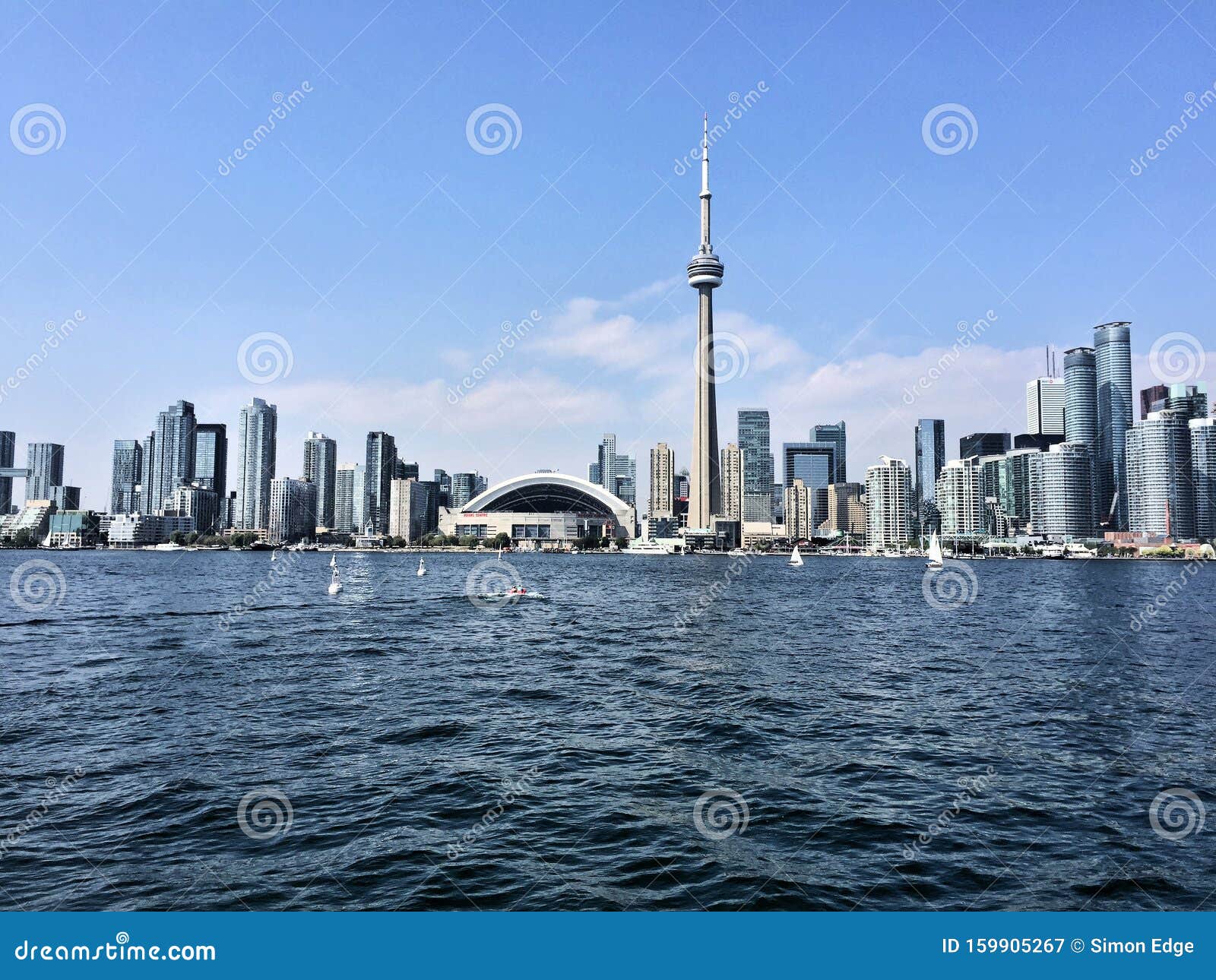 A View of the Sea Front at Toronto Stock Image - Image of toronto, view ...