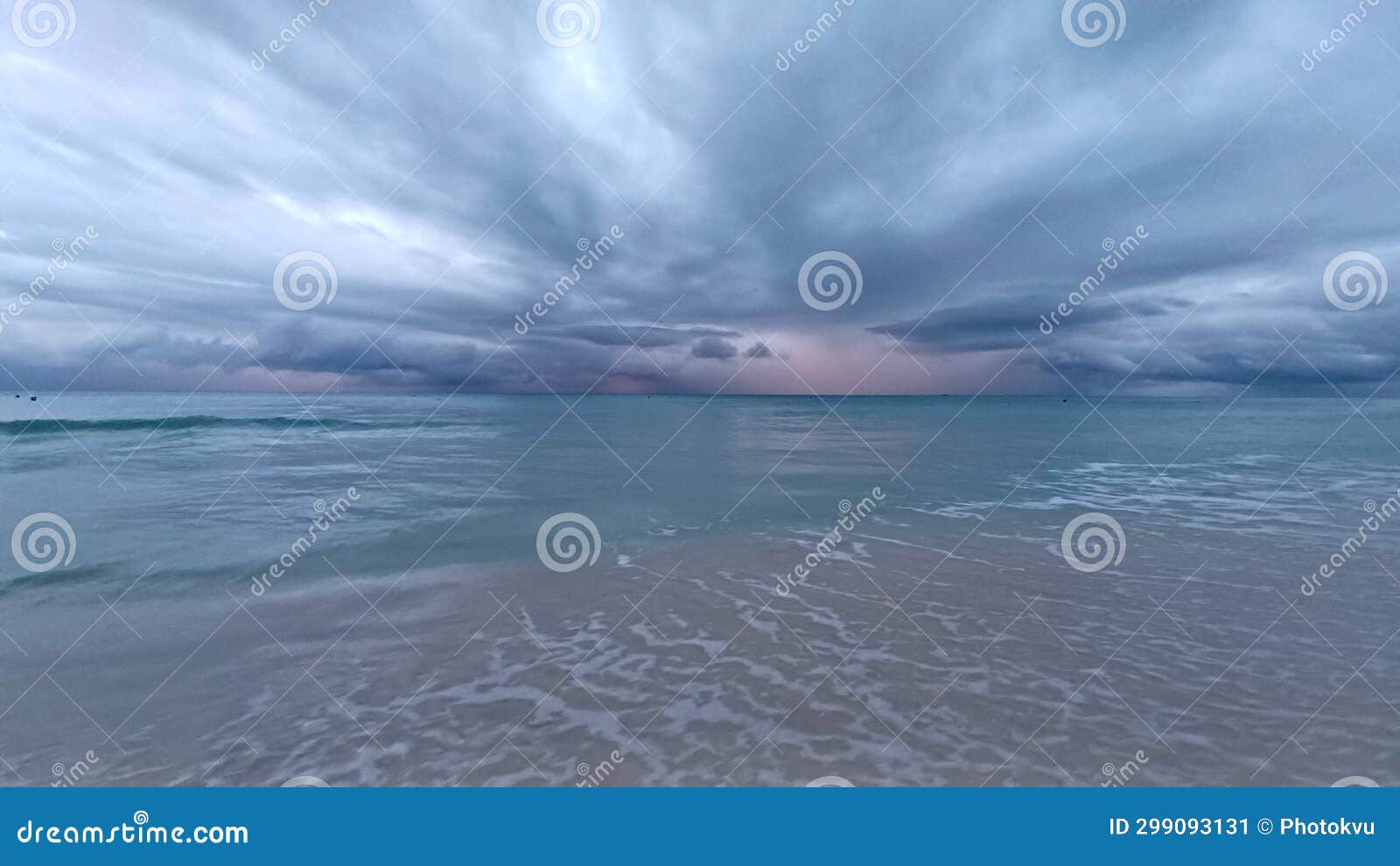 View at sea on a rainy day stock image. Image of windy - 299093131