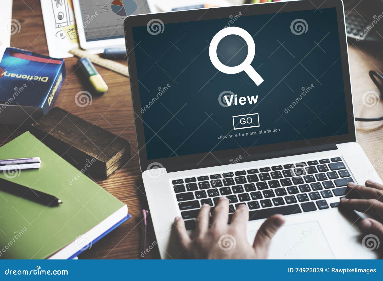 View Search Searching Inspect Vision Concept Stock Image - Image of ...