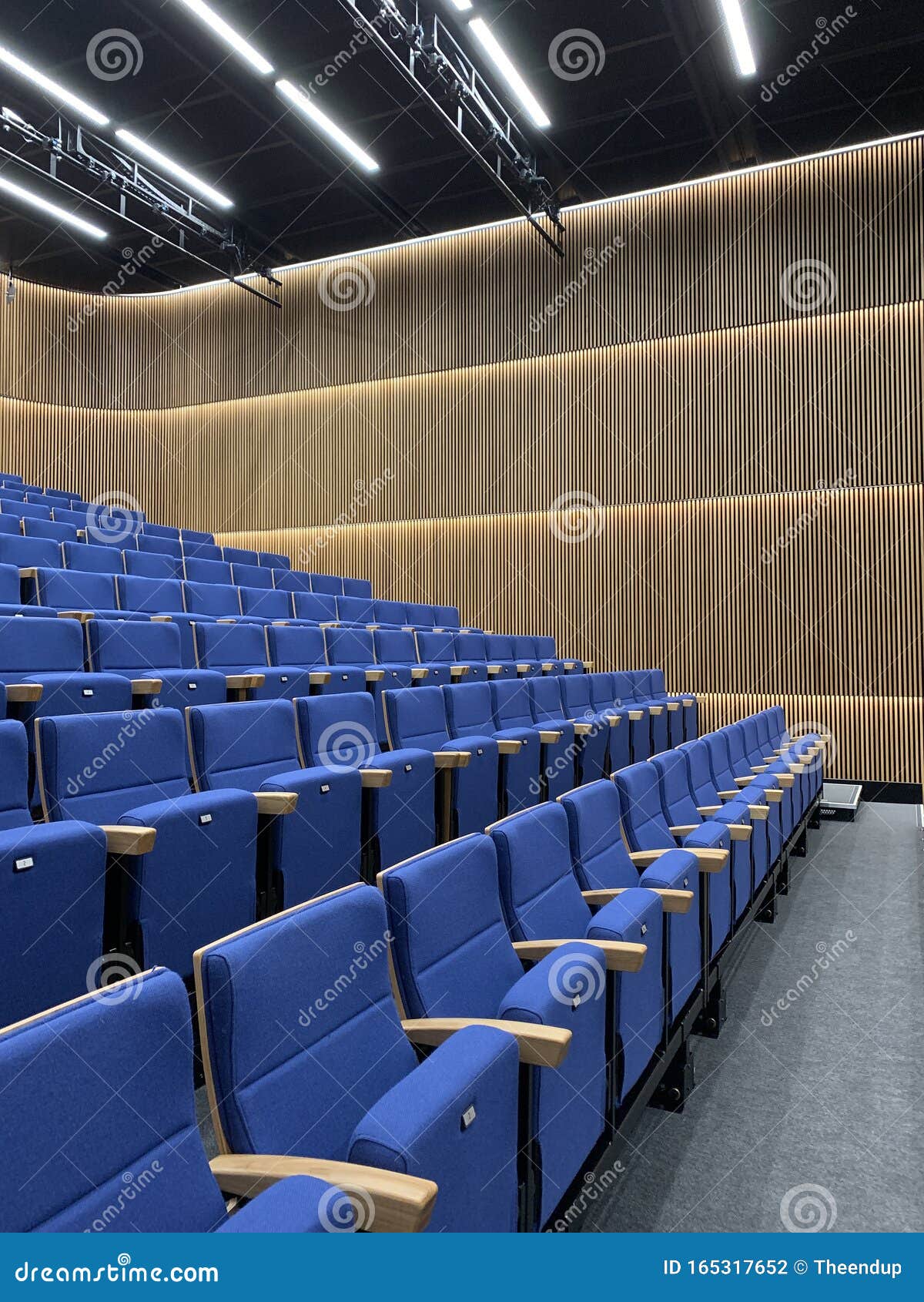 View of Seating Section of a Conference Room Stock Photo - Image of ...
