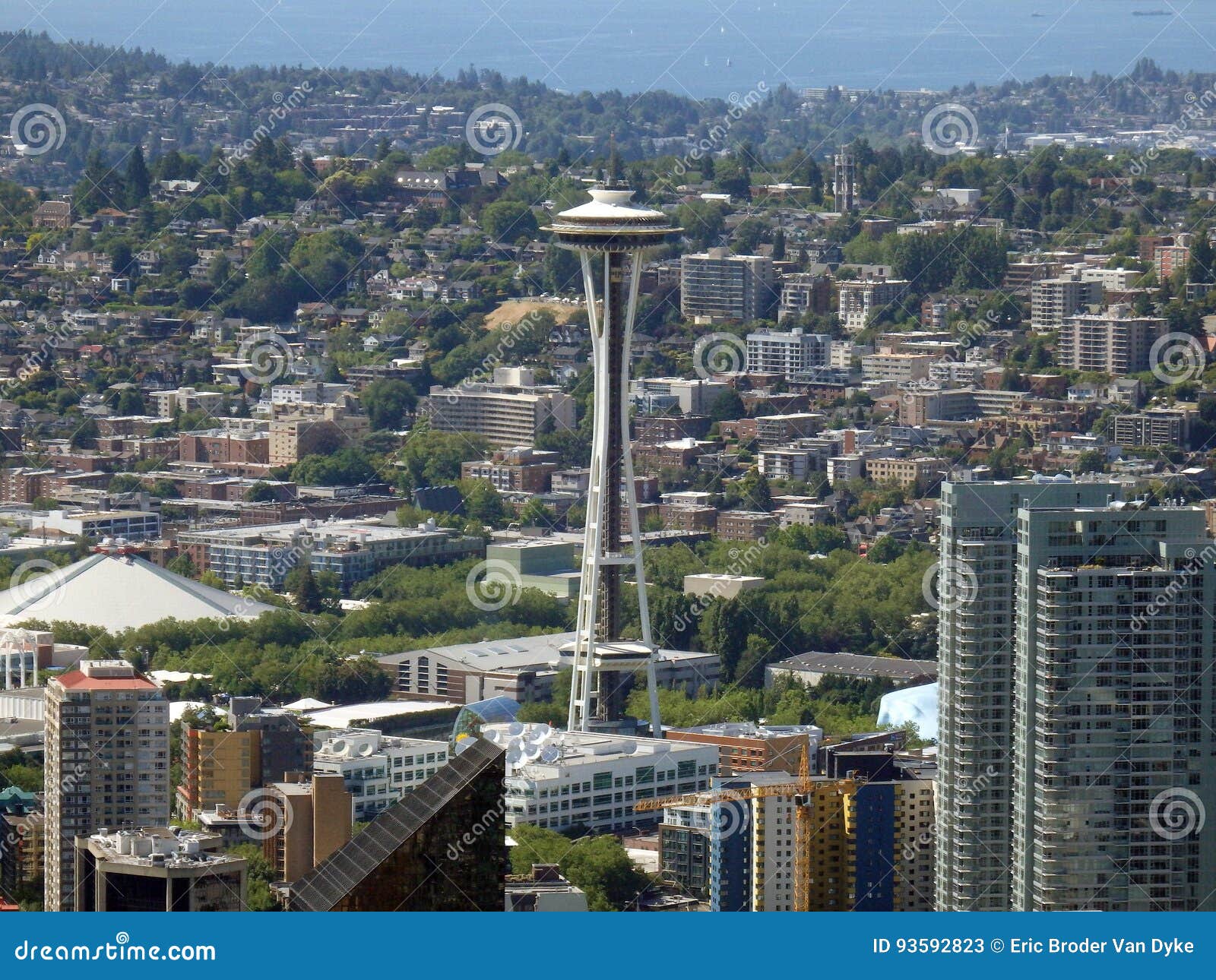 View of the Seattle, Washington Skyline and Iconic Space Needle ...
