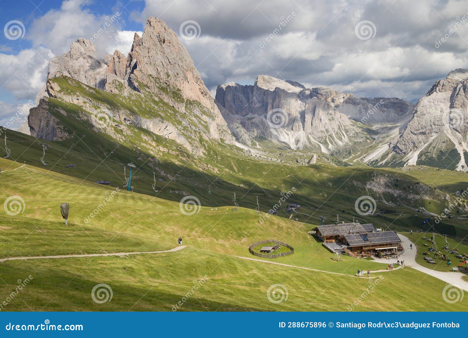 View from Seceda stock photo. Image of horizontal, nature - 288675896