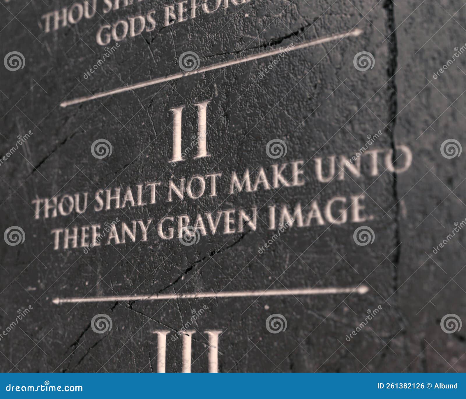 Second Commandment Clipart