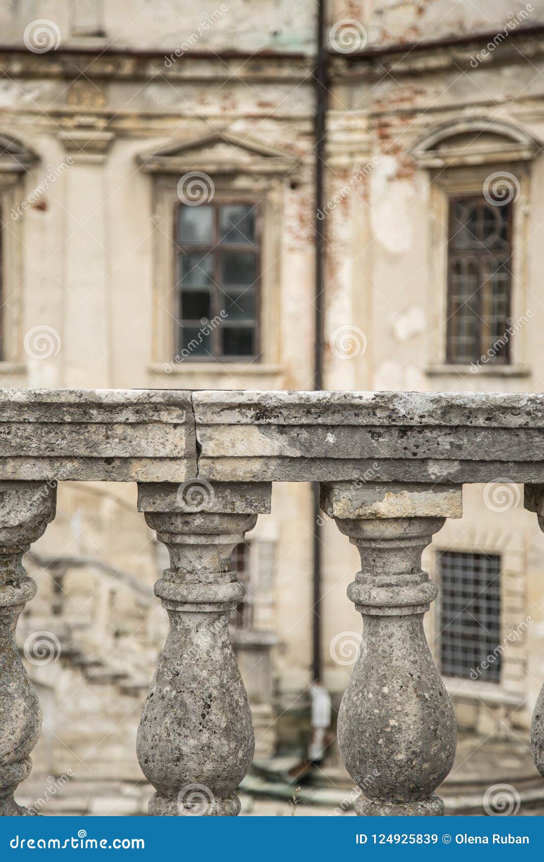 View from Second Floor of Ancient Castle Stock Image - Image of ...