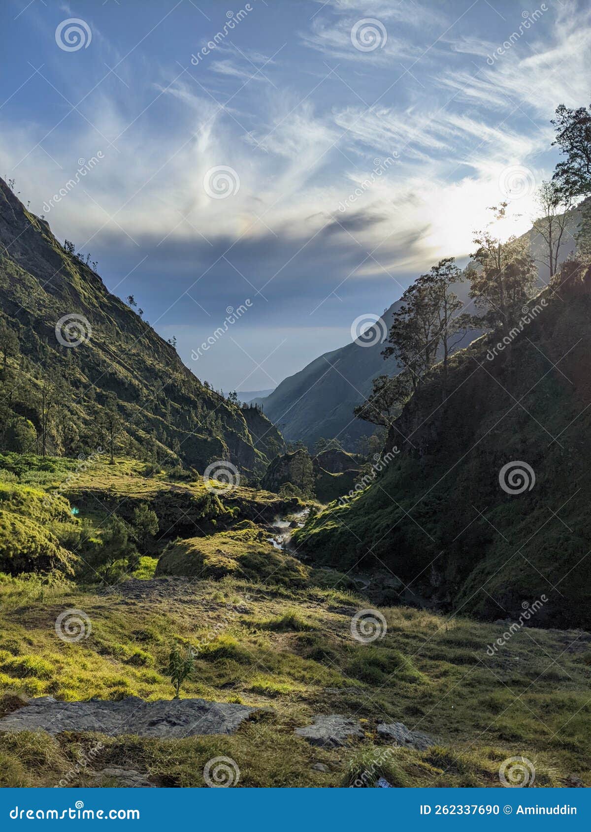 View from Segara Anak Rinjani Stock Photo - Image of segara, indonesia ...