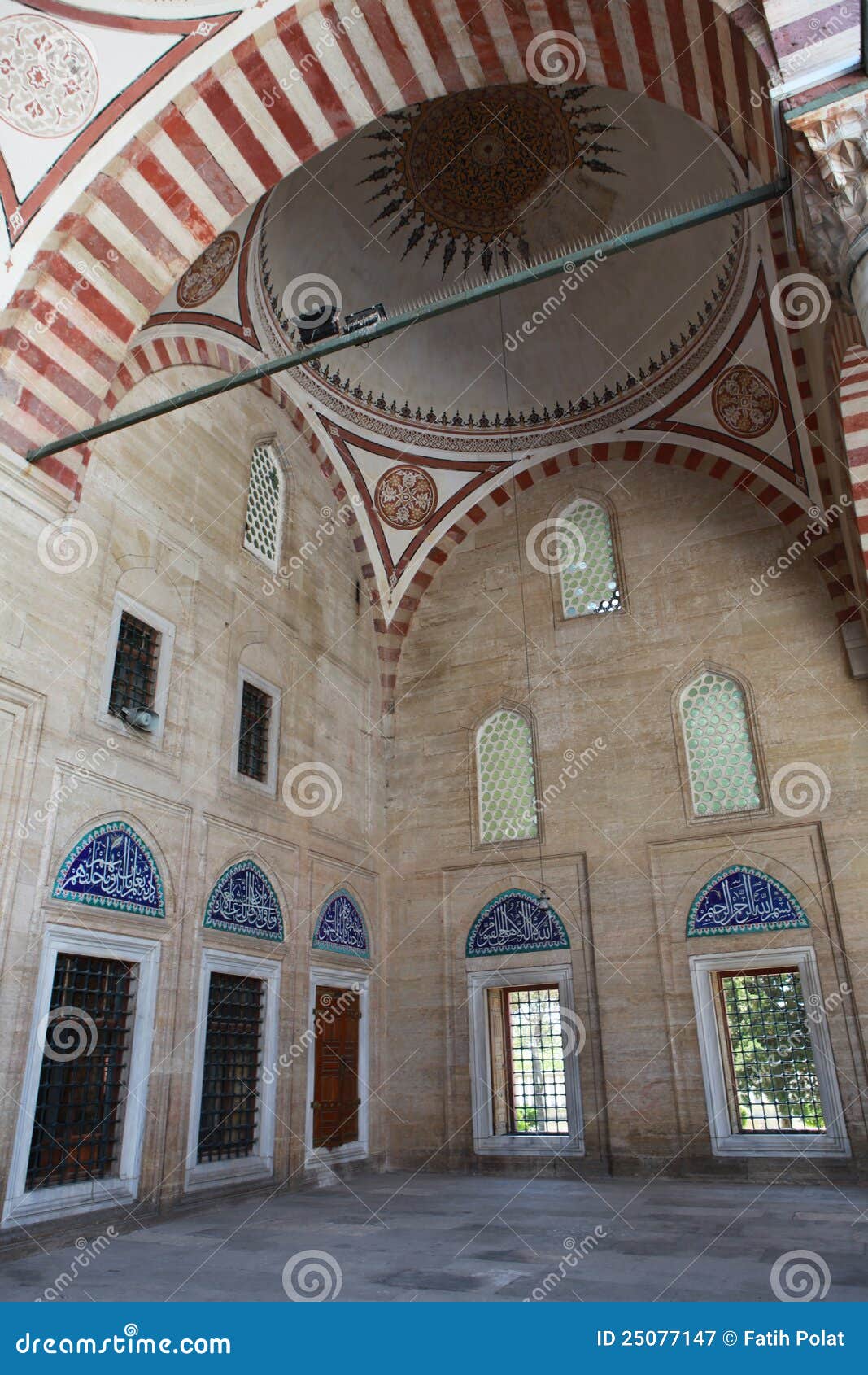 View of Selimiye Mosque, Edirne. Stock Image - Image of mosque, islam ...