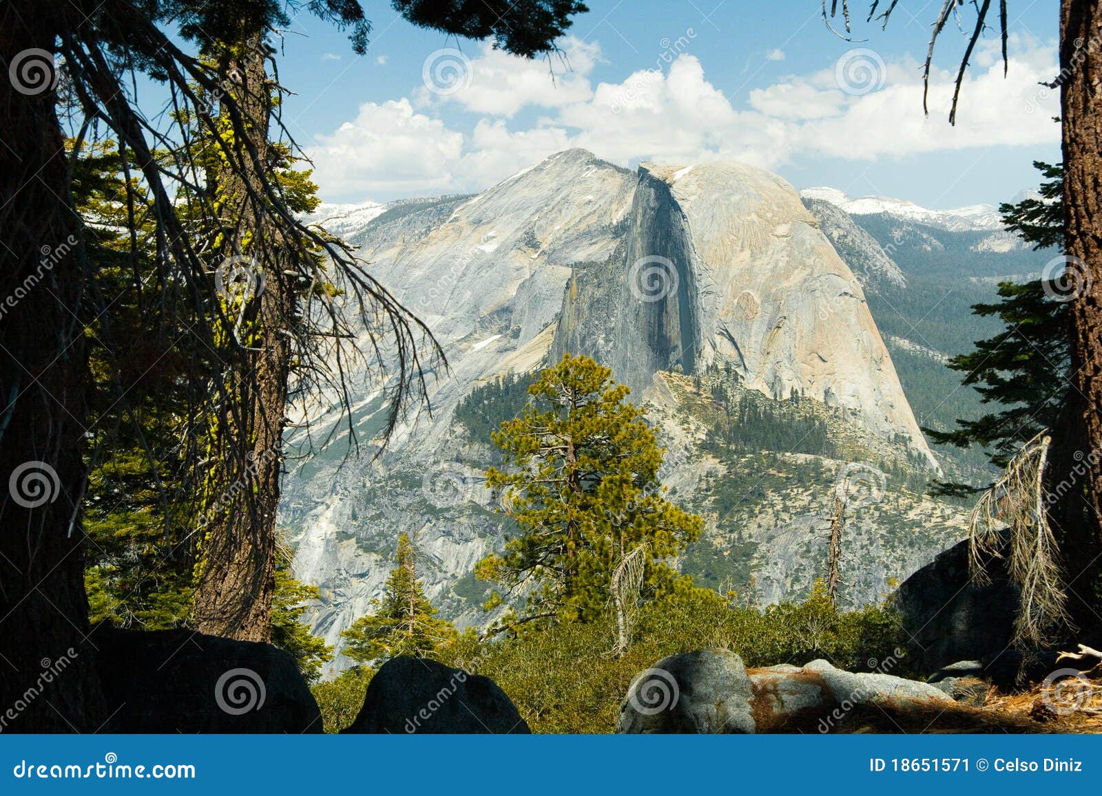 View on the Sentinel Dome stock image. Image of hill - 18651571