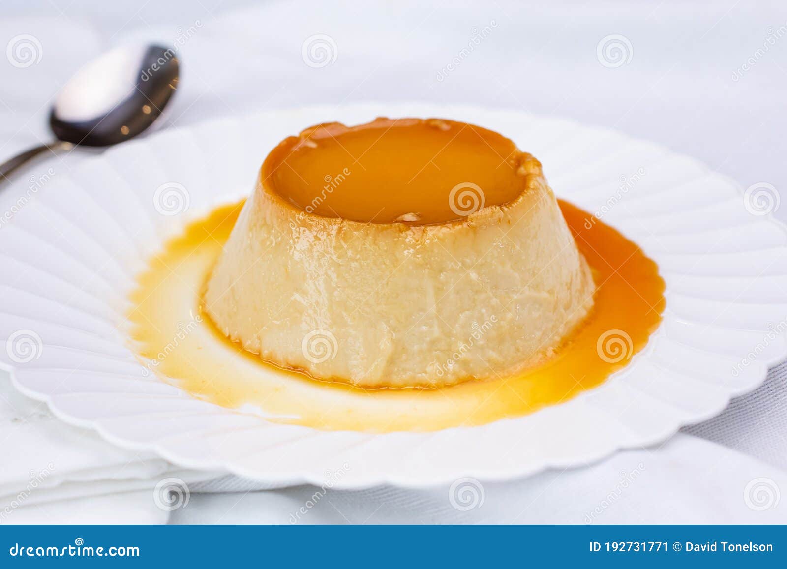 Flan flan flan stock image. Image of retail, dessert - 192731771