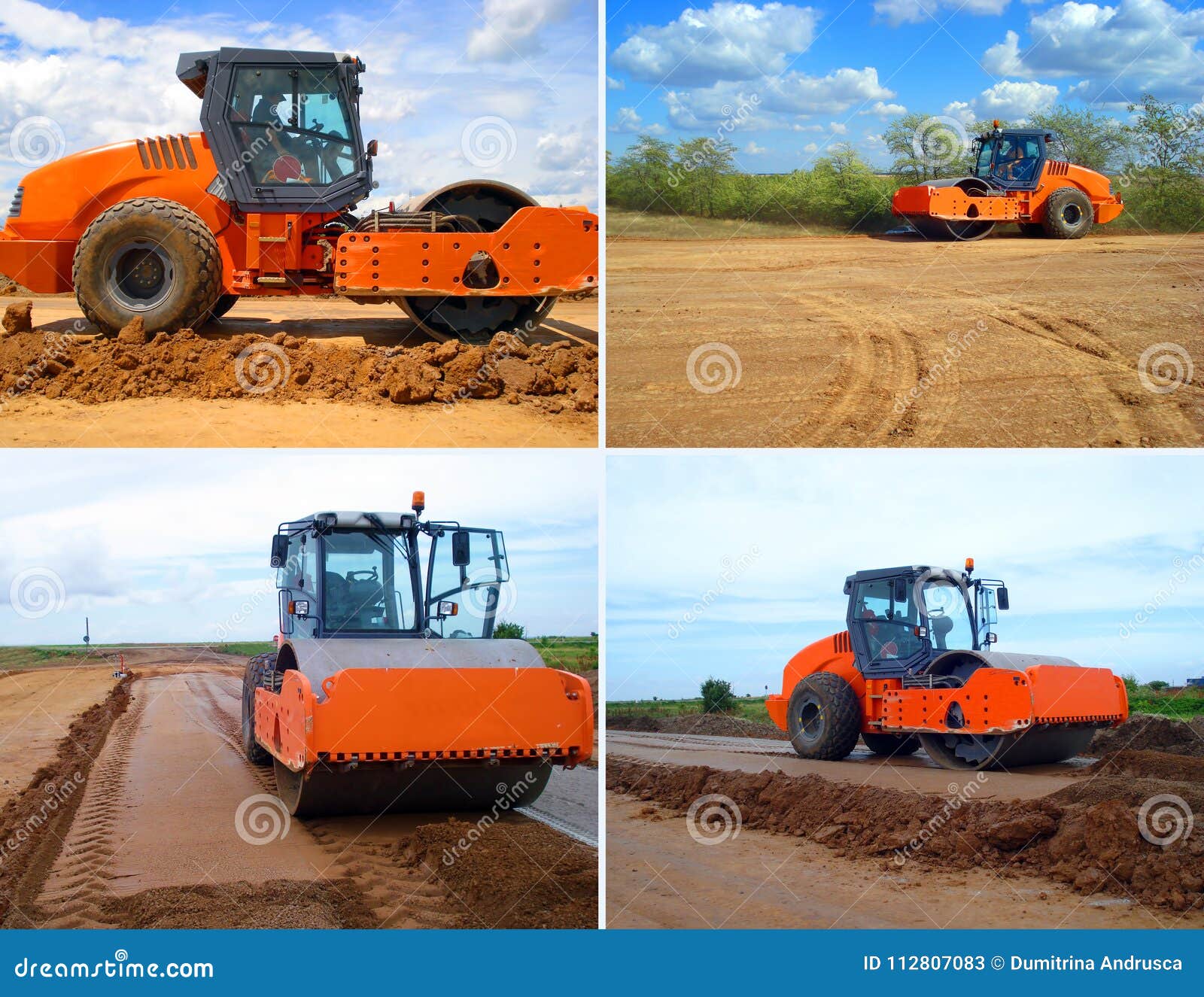 Set of compactor stock image. Image of industrial, pneumatic - 112807083