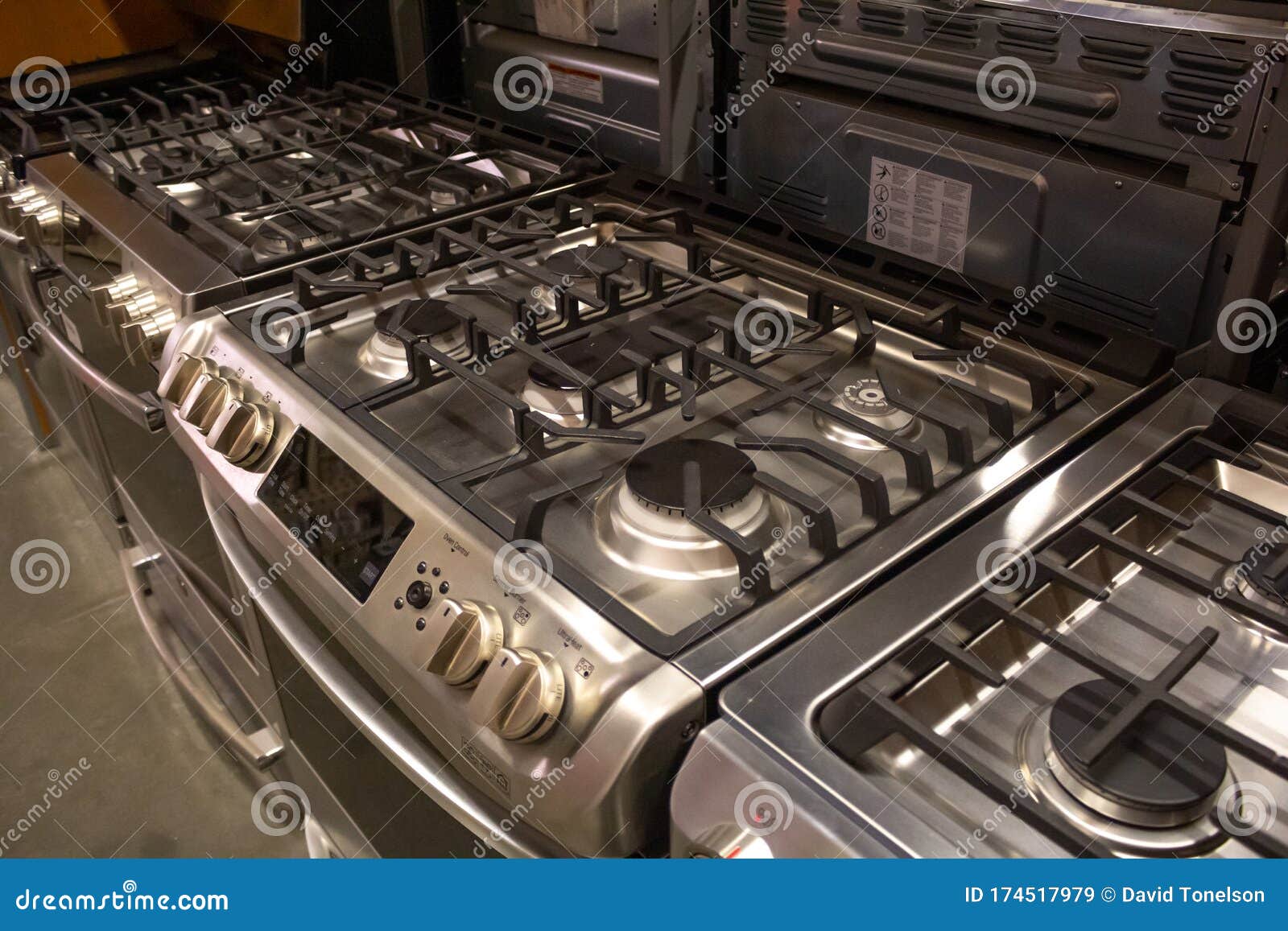 Ranges on display editorial stock image. Image of prepare - 174517979