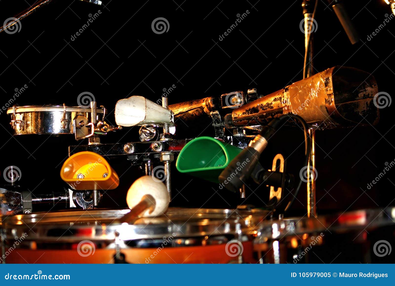 Cowbell instruments stock image. Image of cowbell, percussion - 105979005