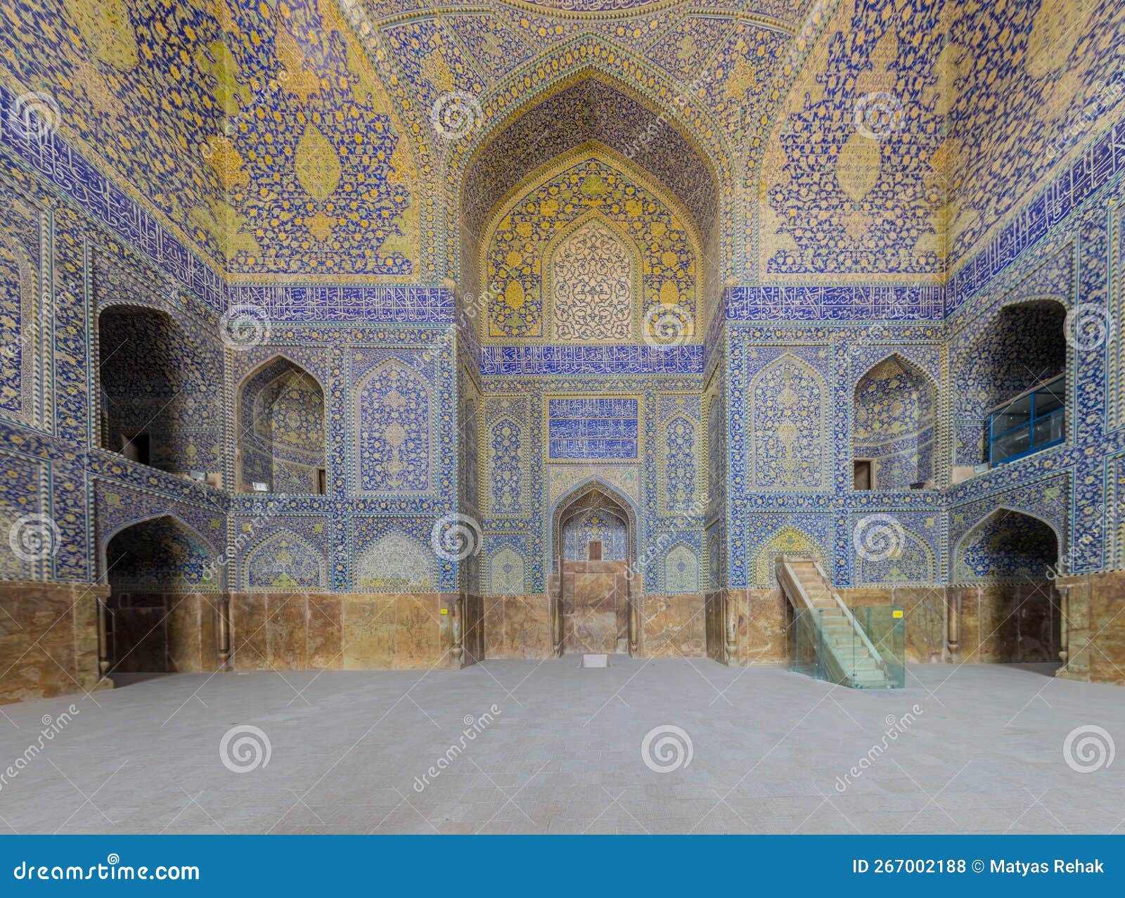 View of the Shah Mosque in Isfahan, Ir Stock Photo - Image of isfahan ...