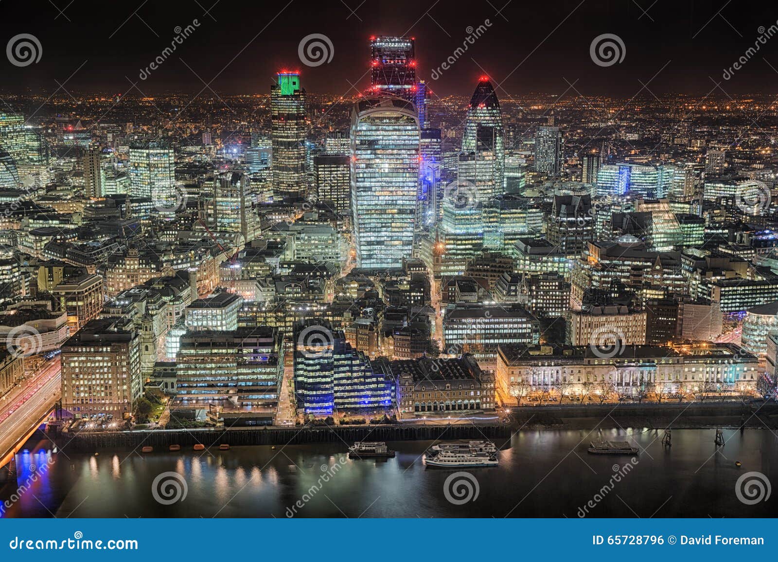 A View from the Shard stock photo. Image of english, illumination ...
