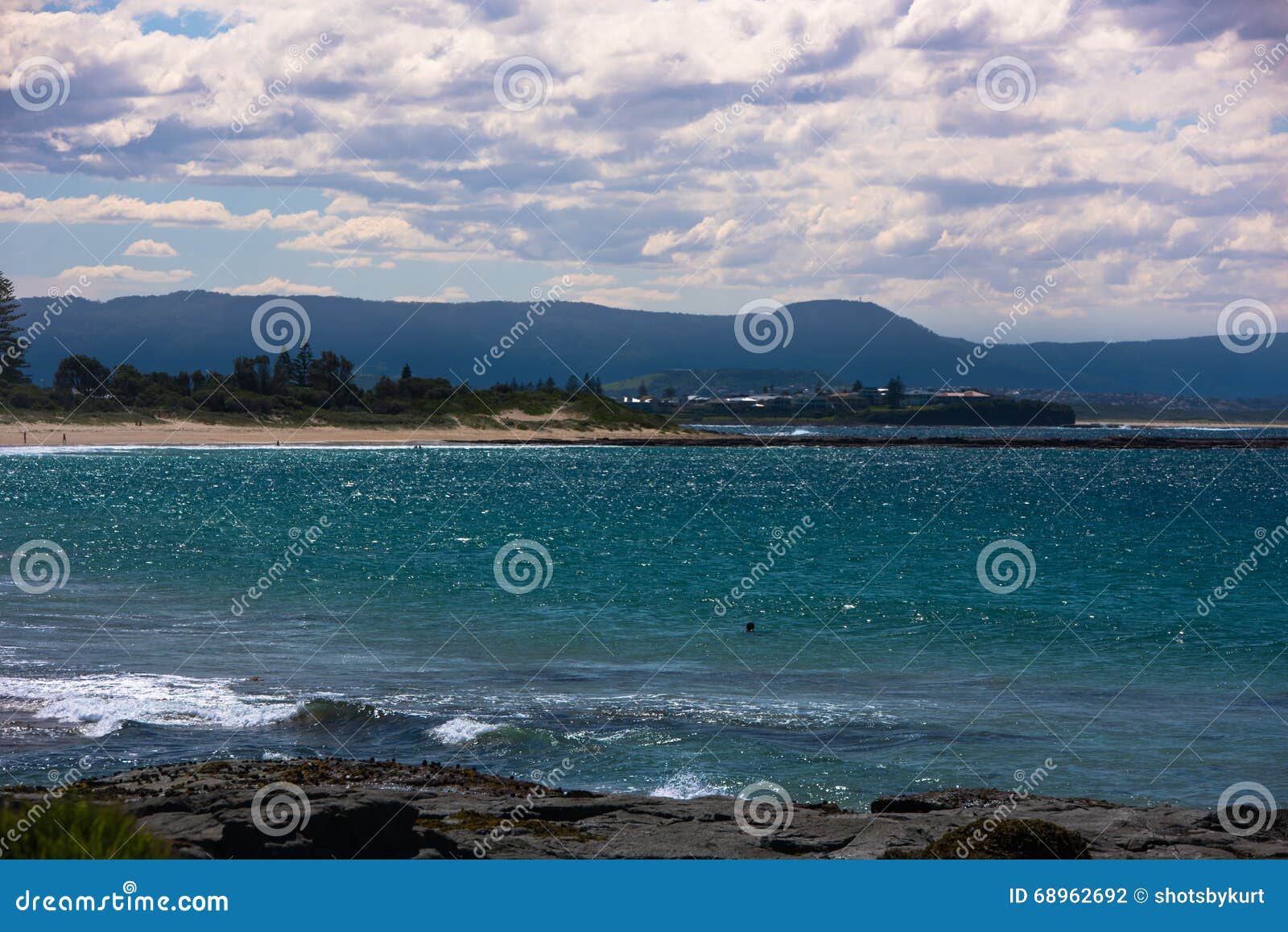 View of Shellharbour Beach Wollongong Stock Photo - Image of ...