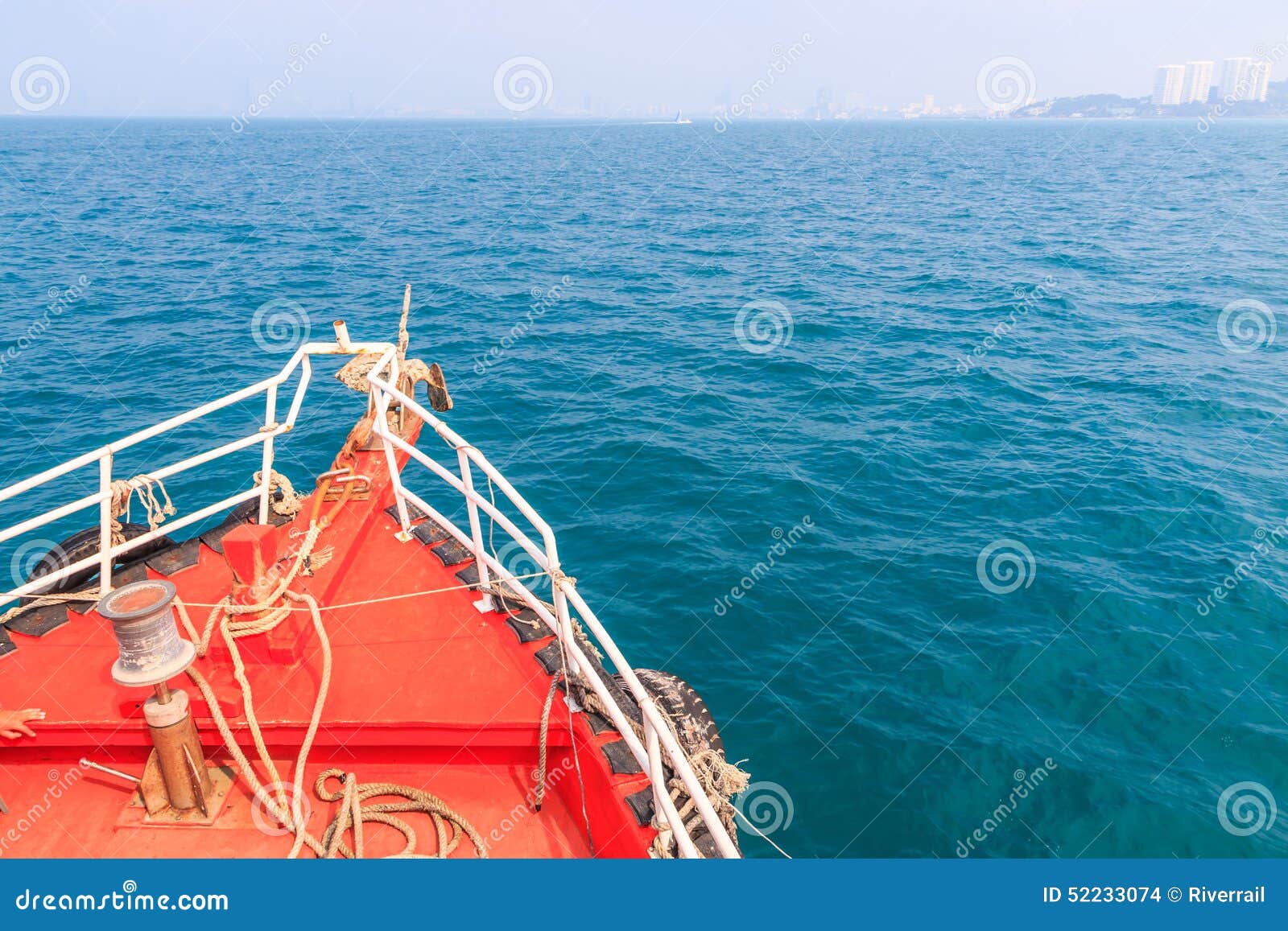 View from a ship stock photo. Image of pattaya, sailboat - 52233074
