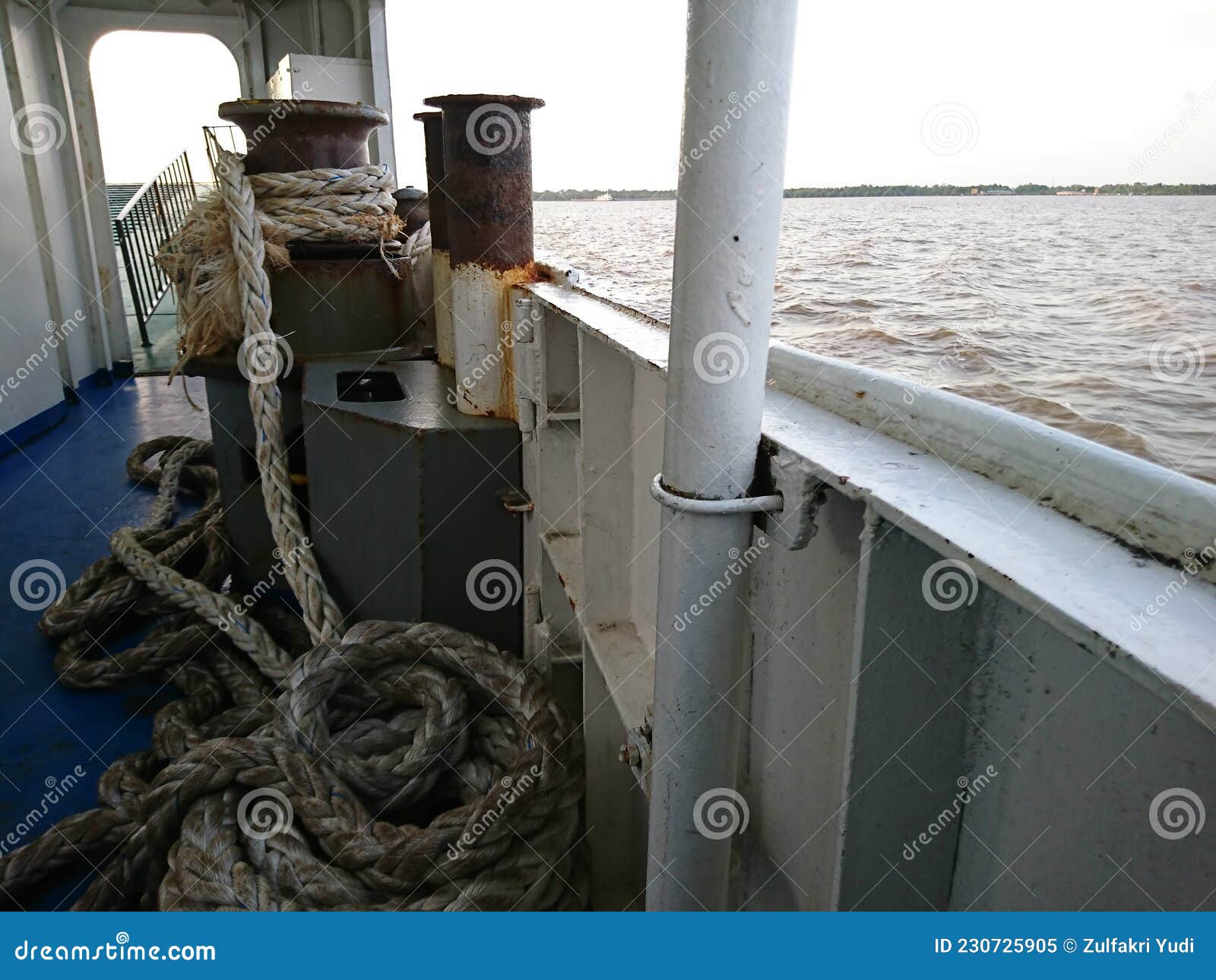 The view of ship corner stock image. Image of waterway - 230725905